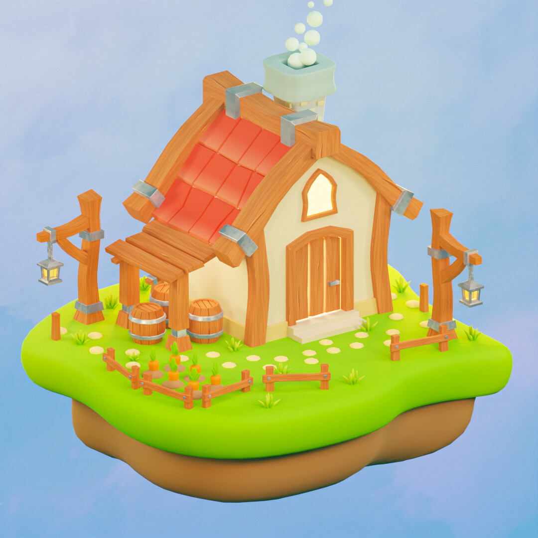 ArtStation - Floating island