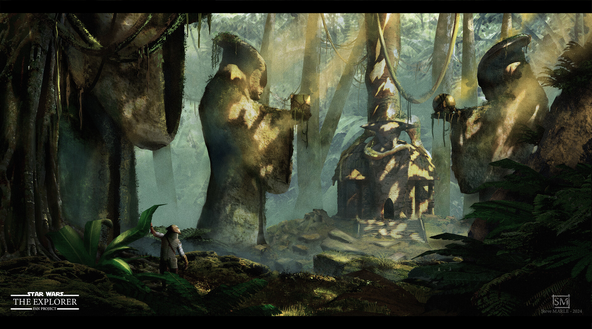 ArtStation - Star Wars : the Explorer (fan concept) - The hidden Temple