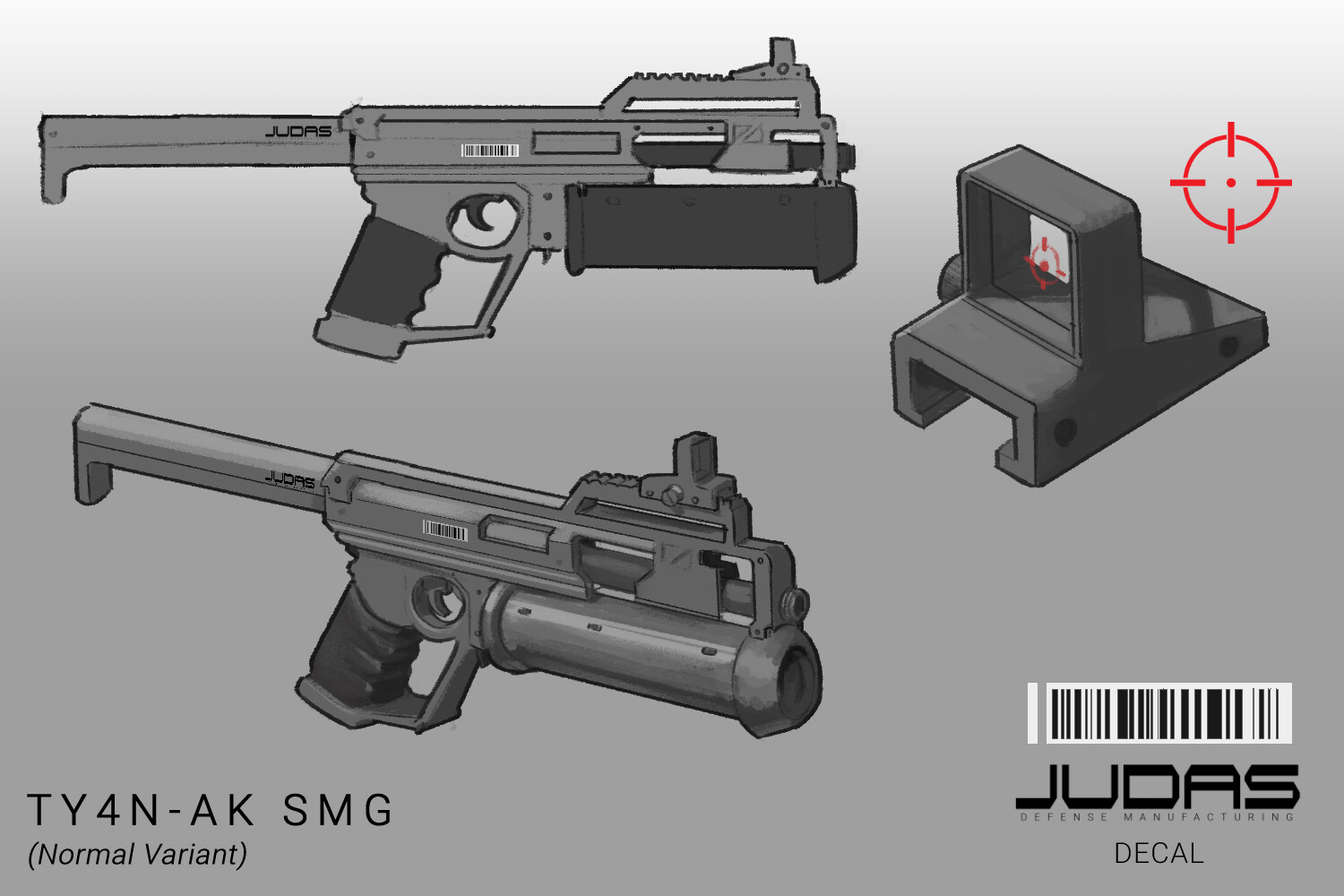 ArtStation - TY4N - AK SMG & KPR - 3 Assault Rifle