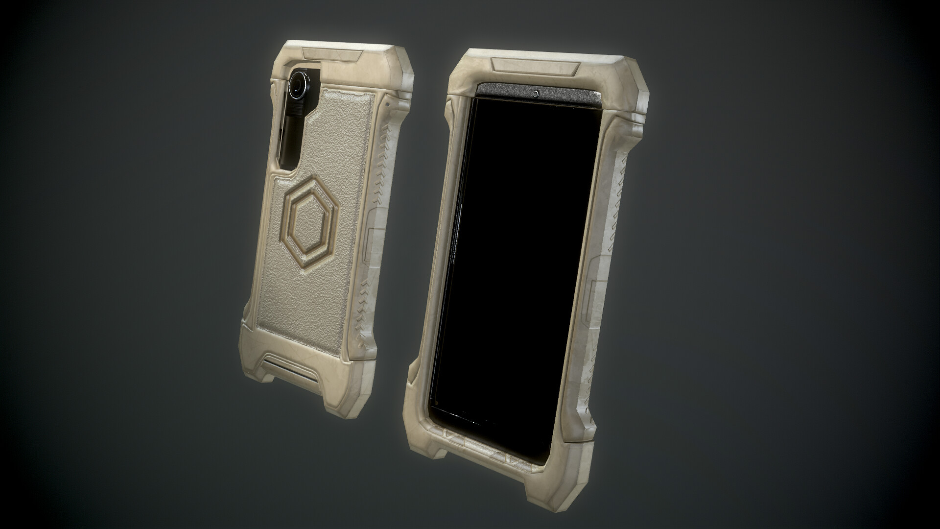 ArtStation - Phone With Hard Surface case!