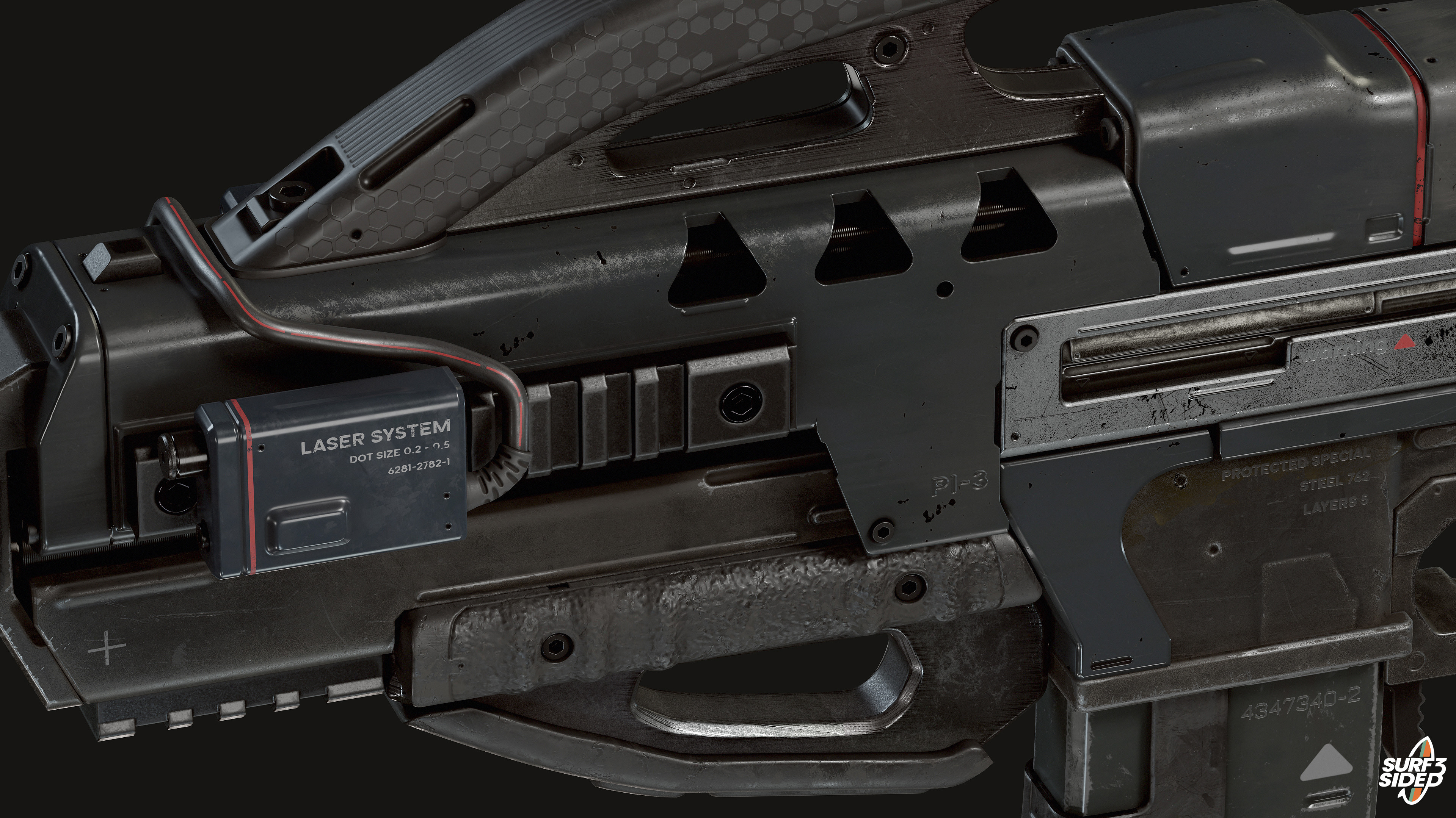 SURFSIDE 3D - Assault Rifle - 3d Concept