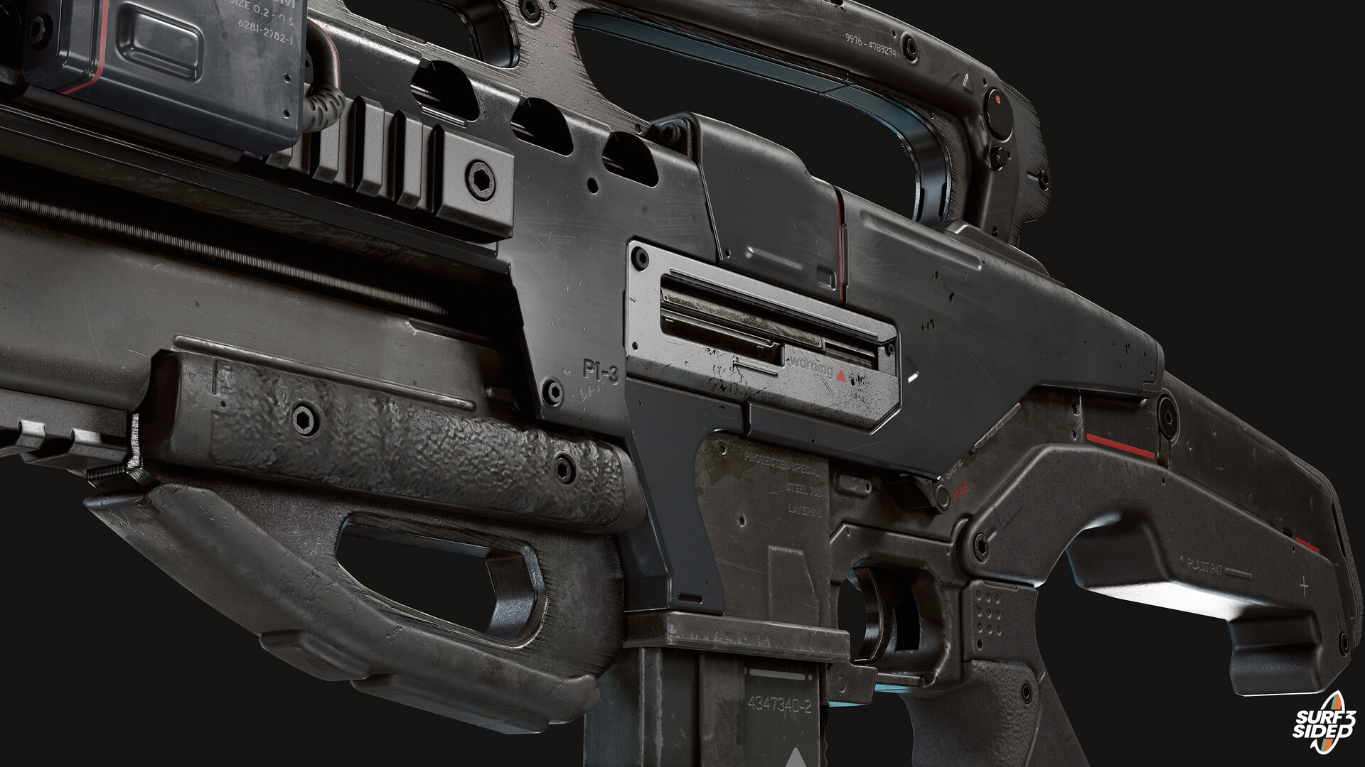 SURFSIDE 3D - Assault Rifle - 3d Concept