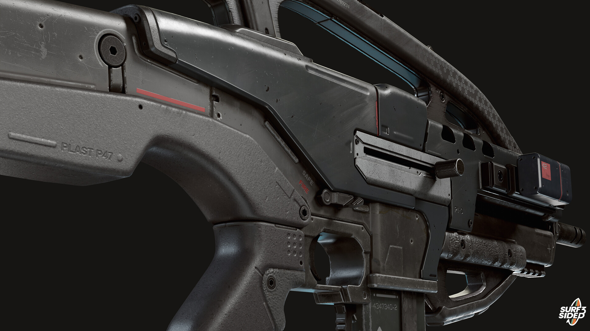 SURFSIDE 3D - Assault Rifle - 3d Concept