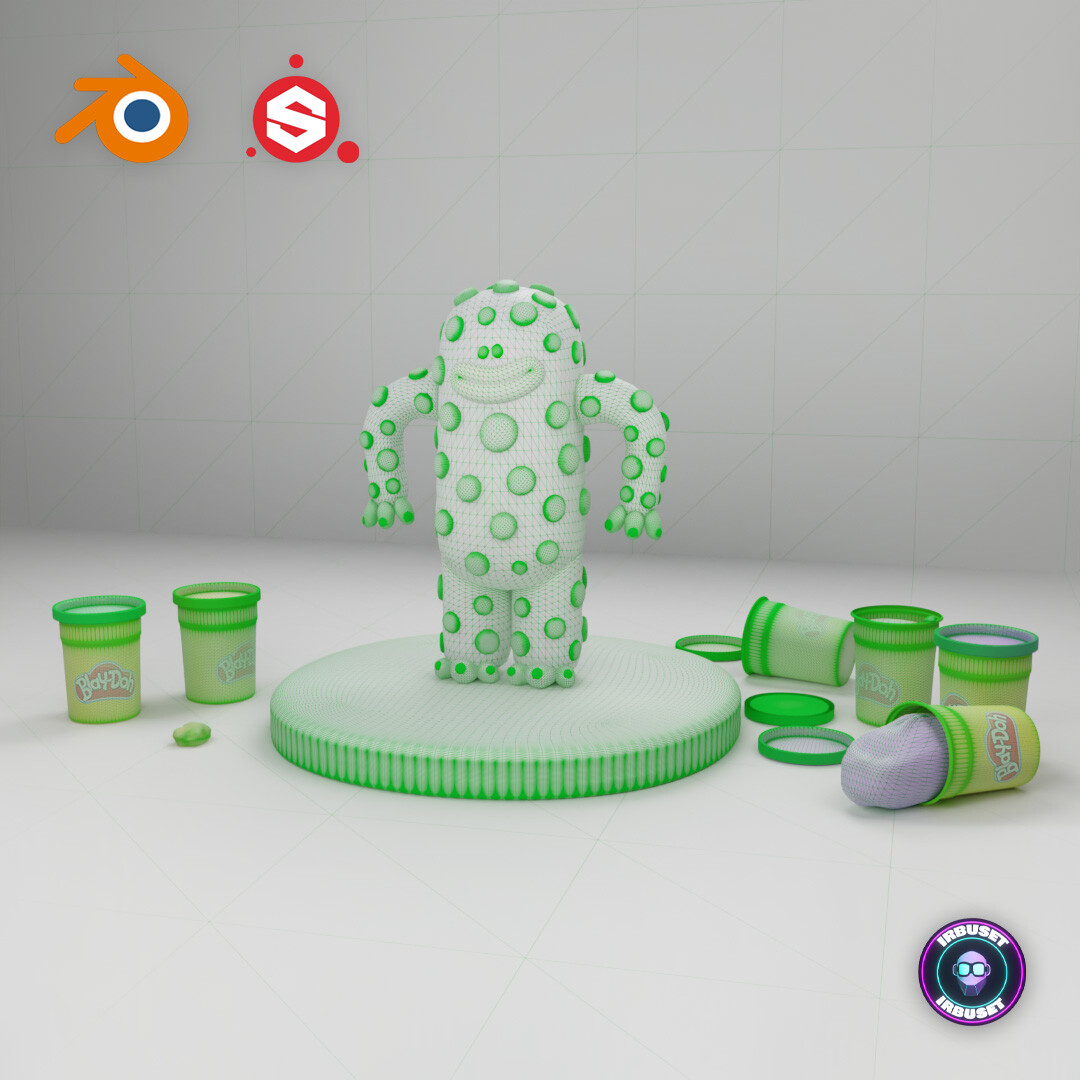 ArtStation - Clay Doh Character | Personaje de Plastilina