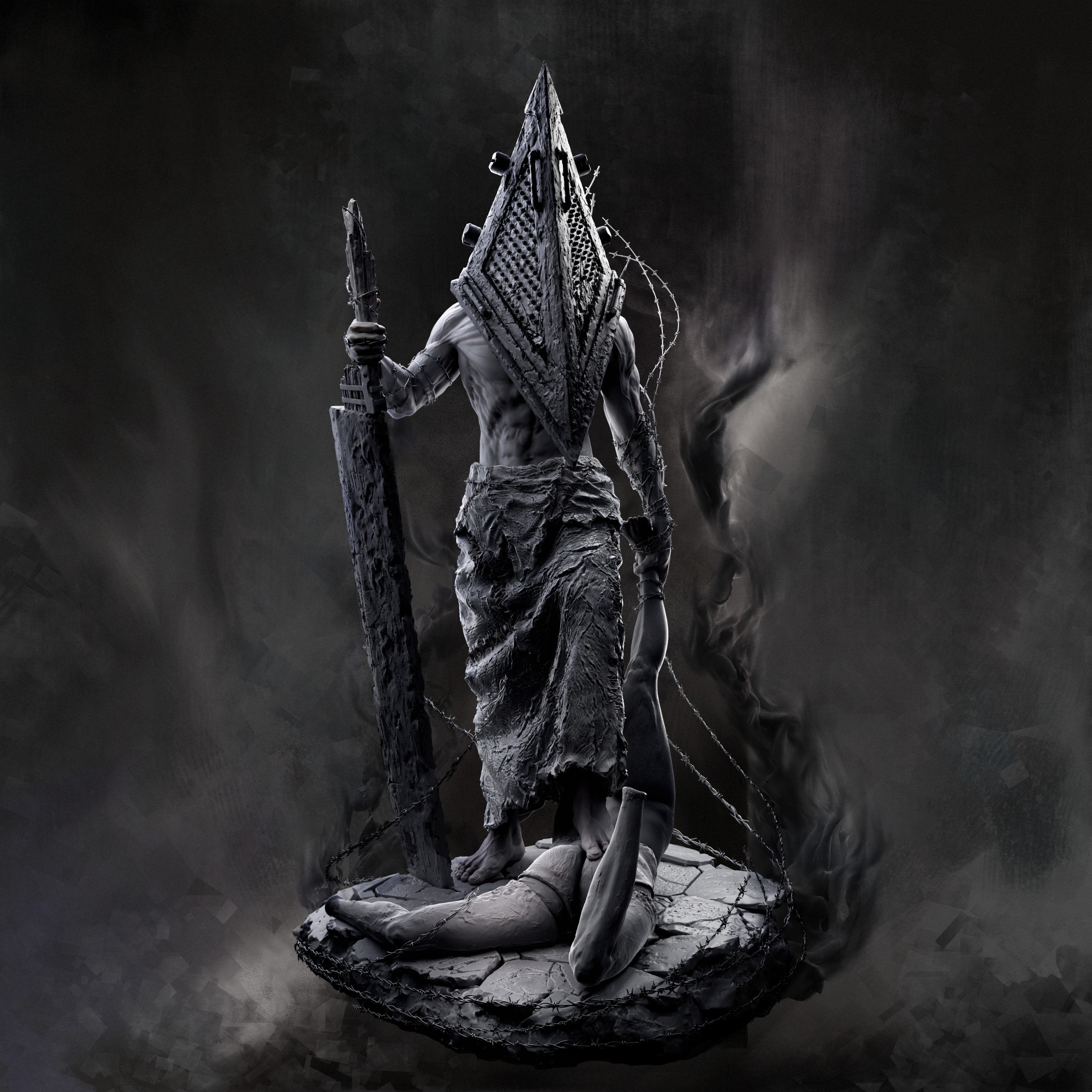 pyramid head wallpaper engine