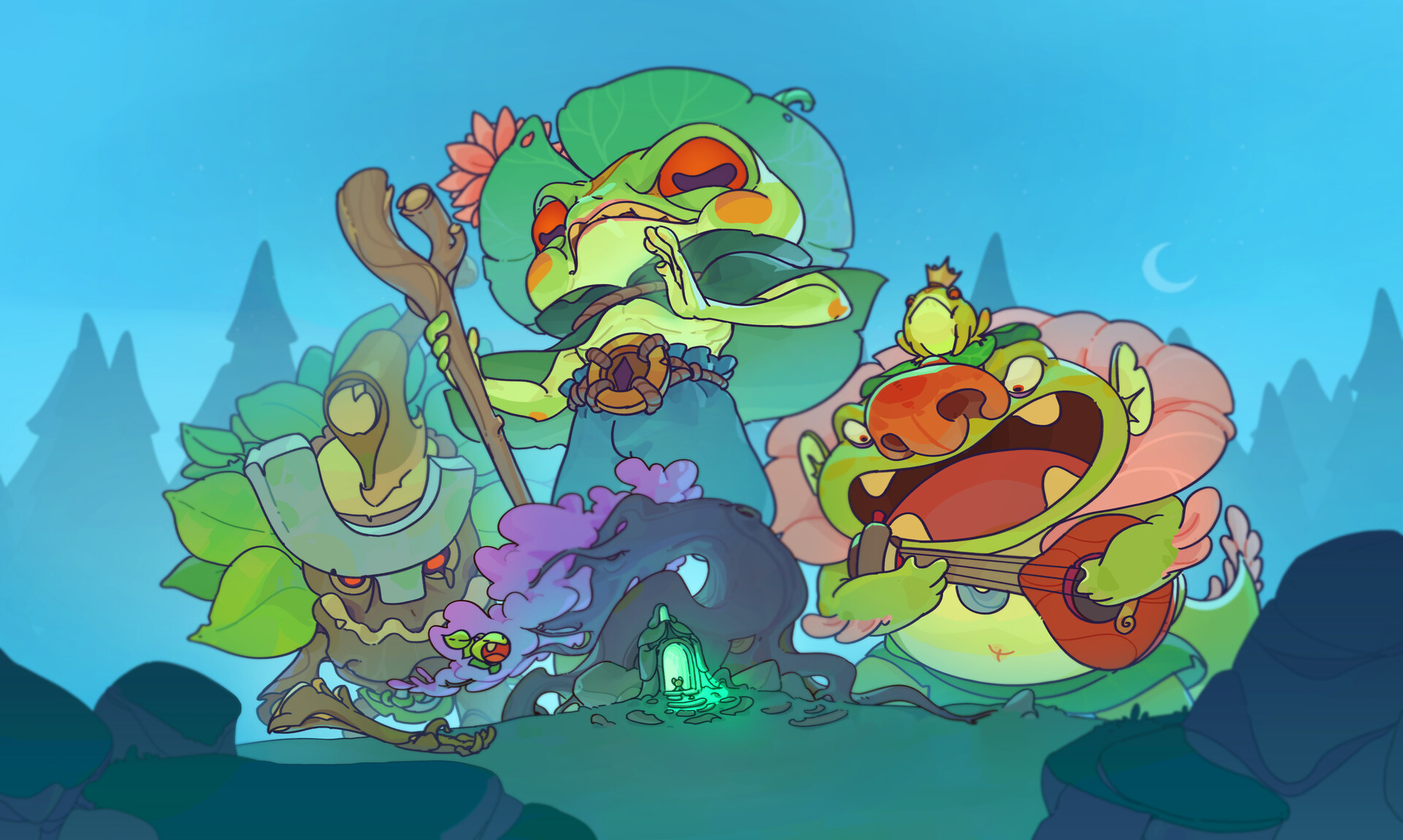 ArtStation - splash art game mobile : GUN RUN