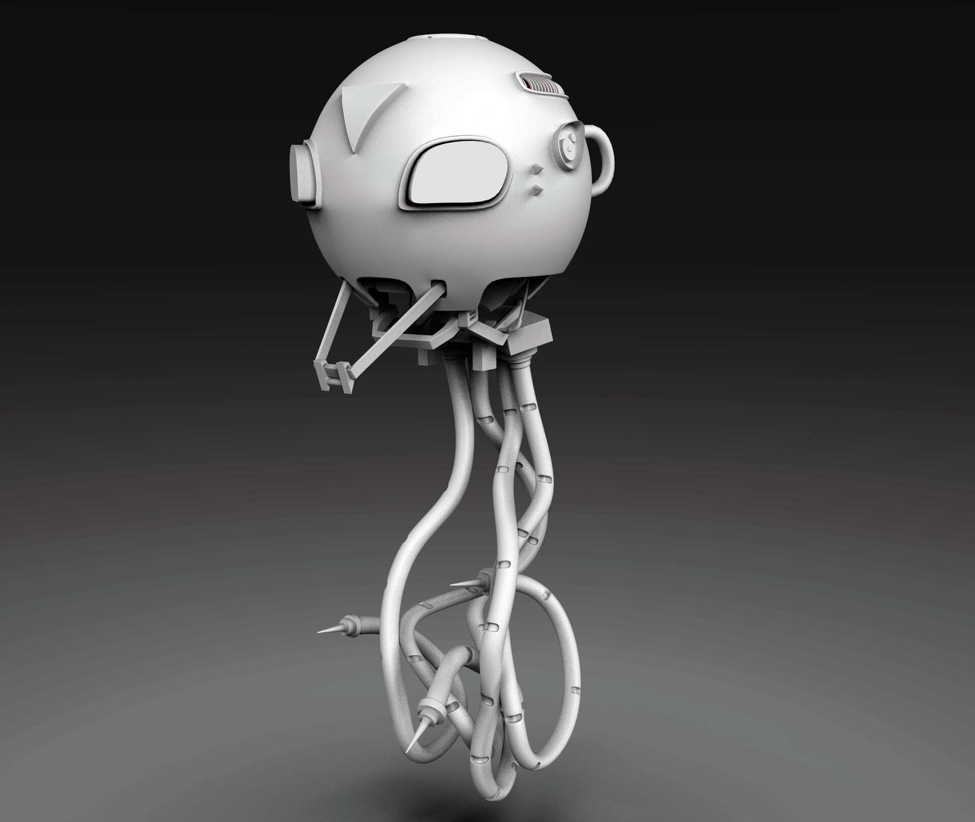 ArtStation - 3D Conceptual Under Water Sci-Fi SPY Octopus