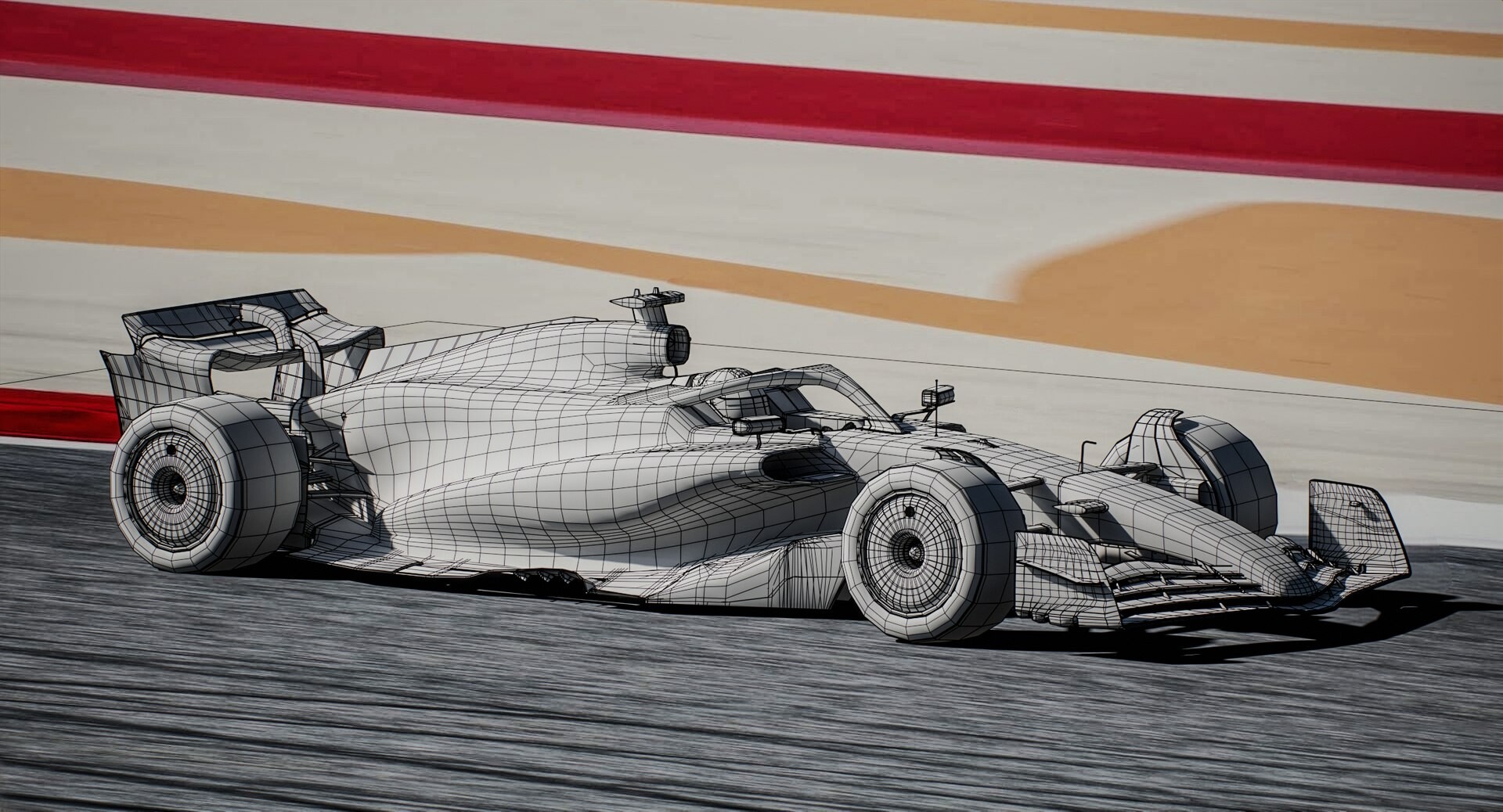 OpticalDreamSoft - Common Formula 1 2024 F1 Race Car Mockup PBR 3D model