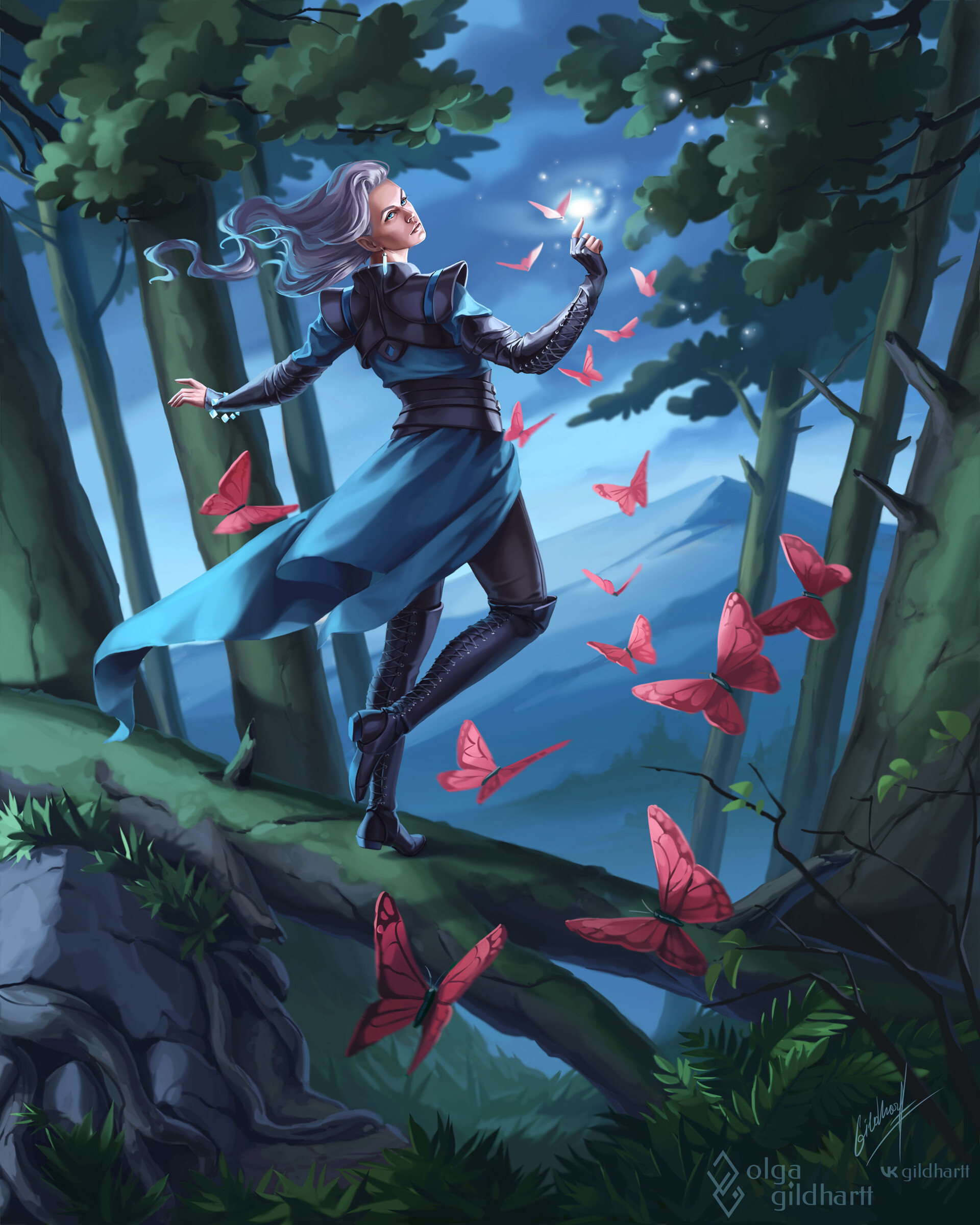 ArtStation - Butterfly Elf