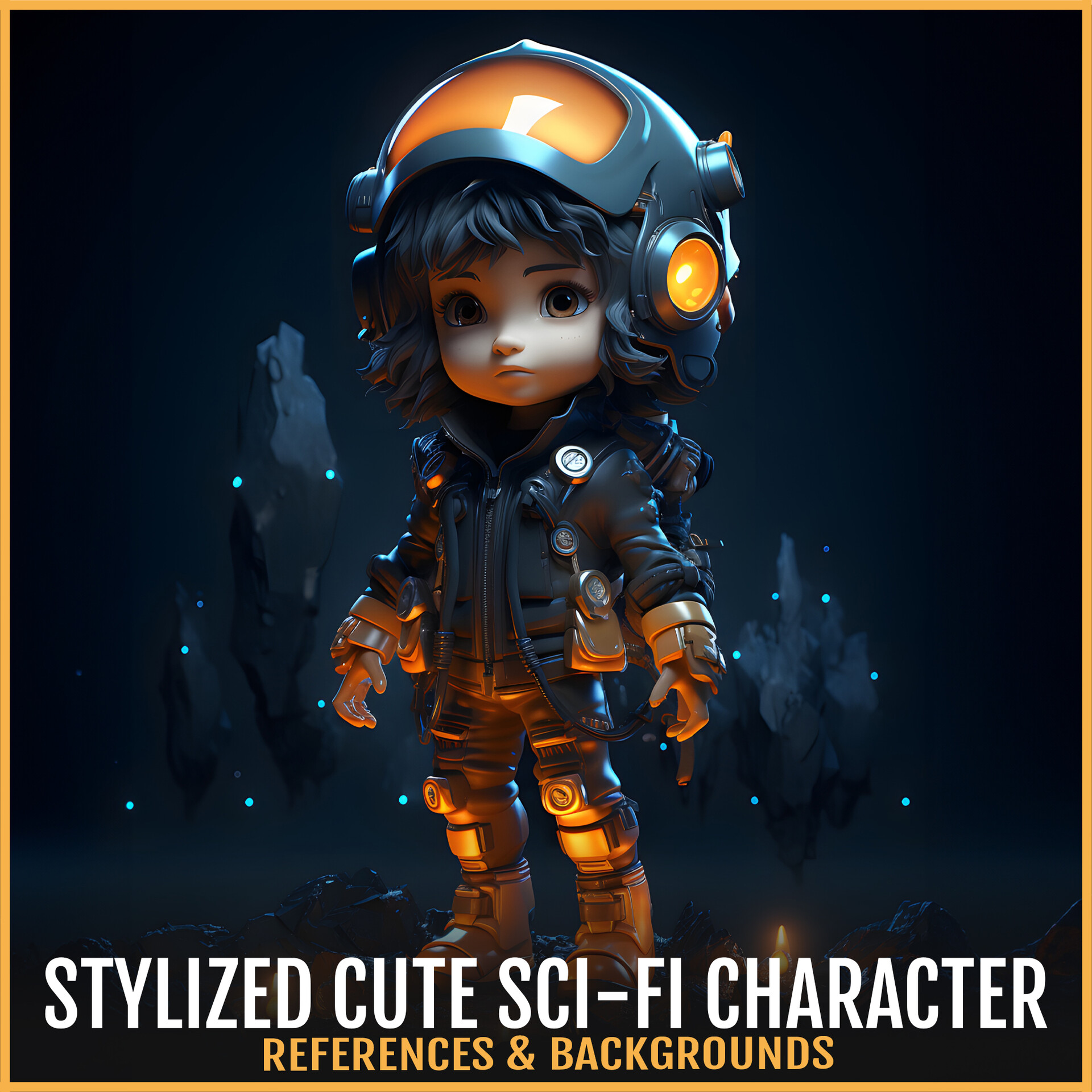 ArtStation - 303 Stylized Cute Sci-fi Character VOL103