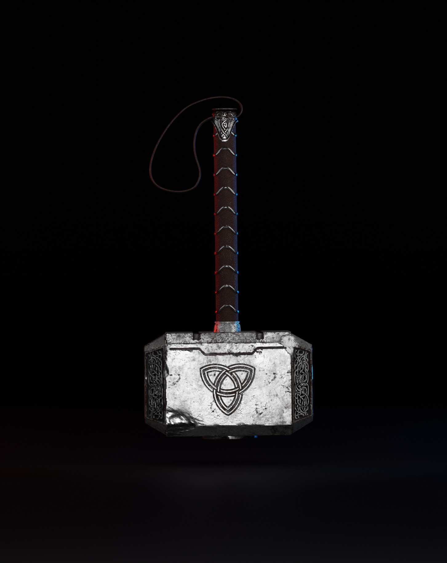 ArtStation - Mjolnir- (Thor's Hammer) Game Asset