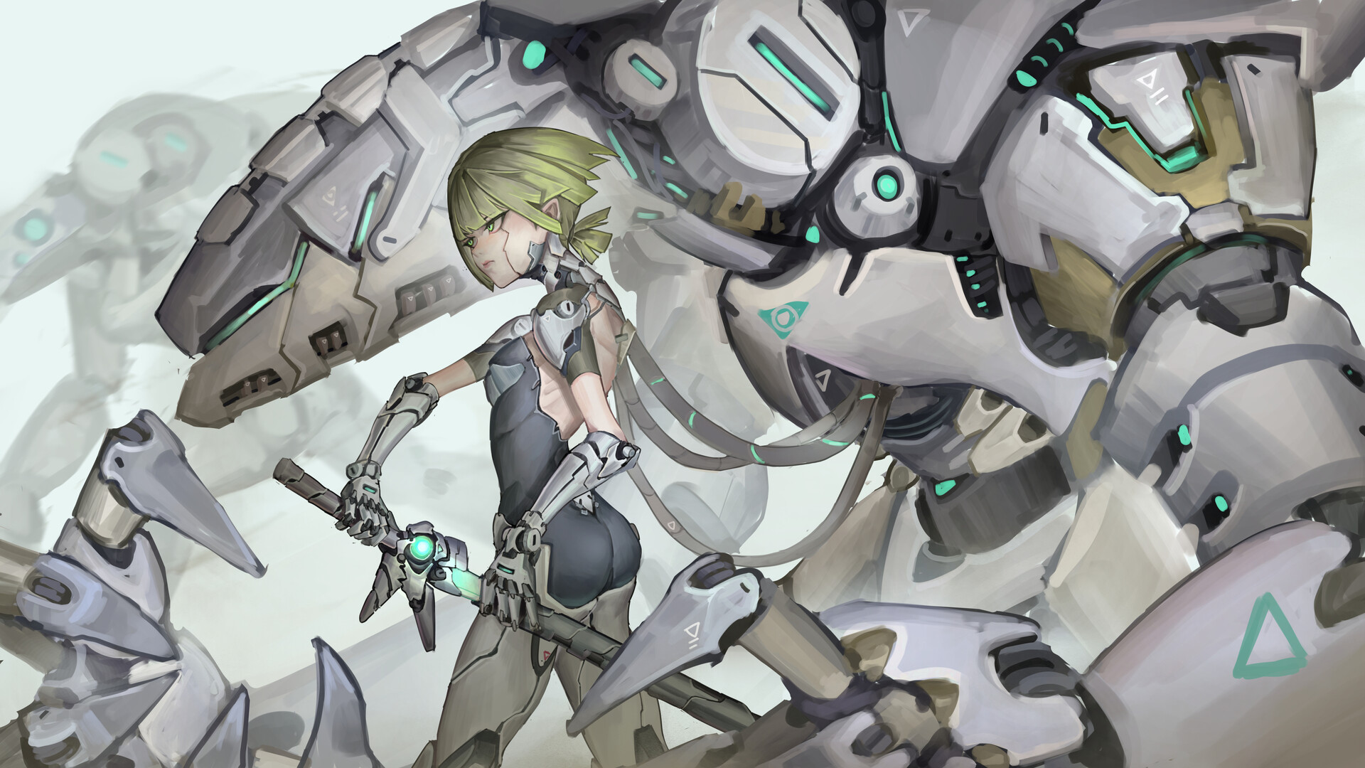ArtStation - mecha girl