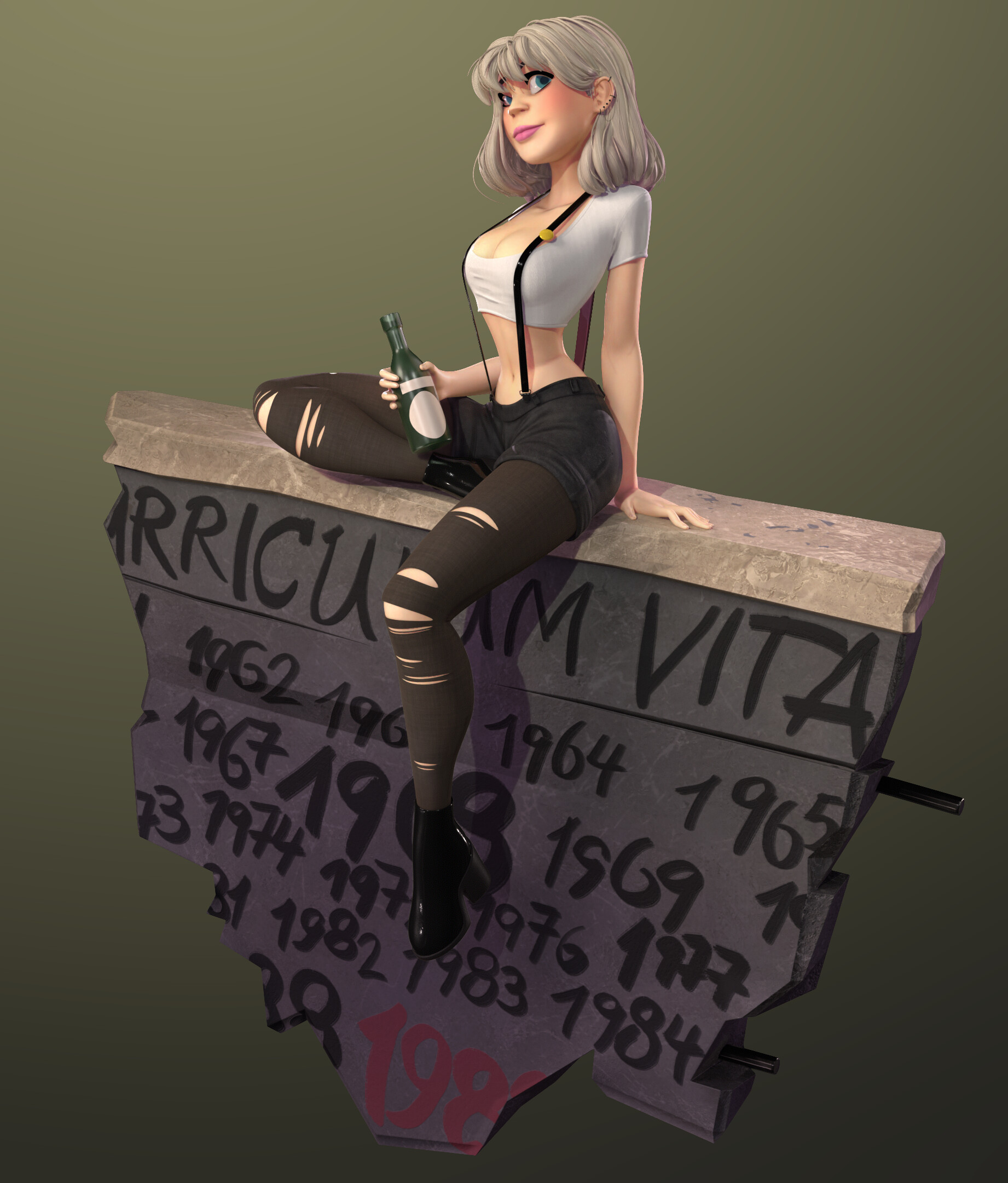 ArtStation - Chilling Girl