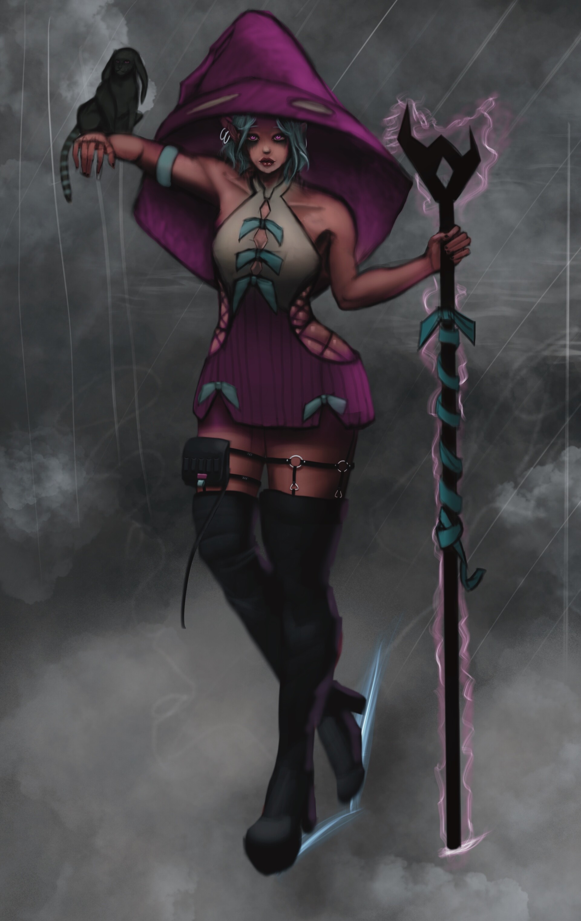 ArtStation - Cotton Candy Witch