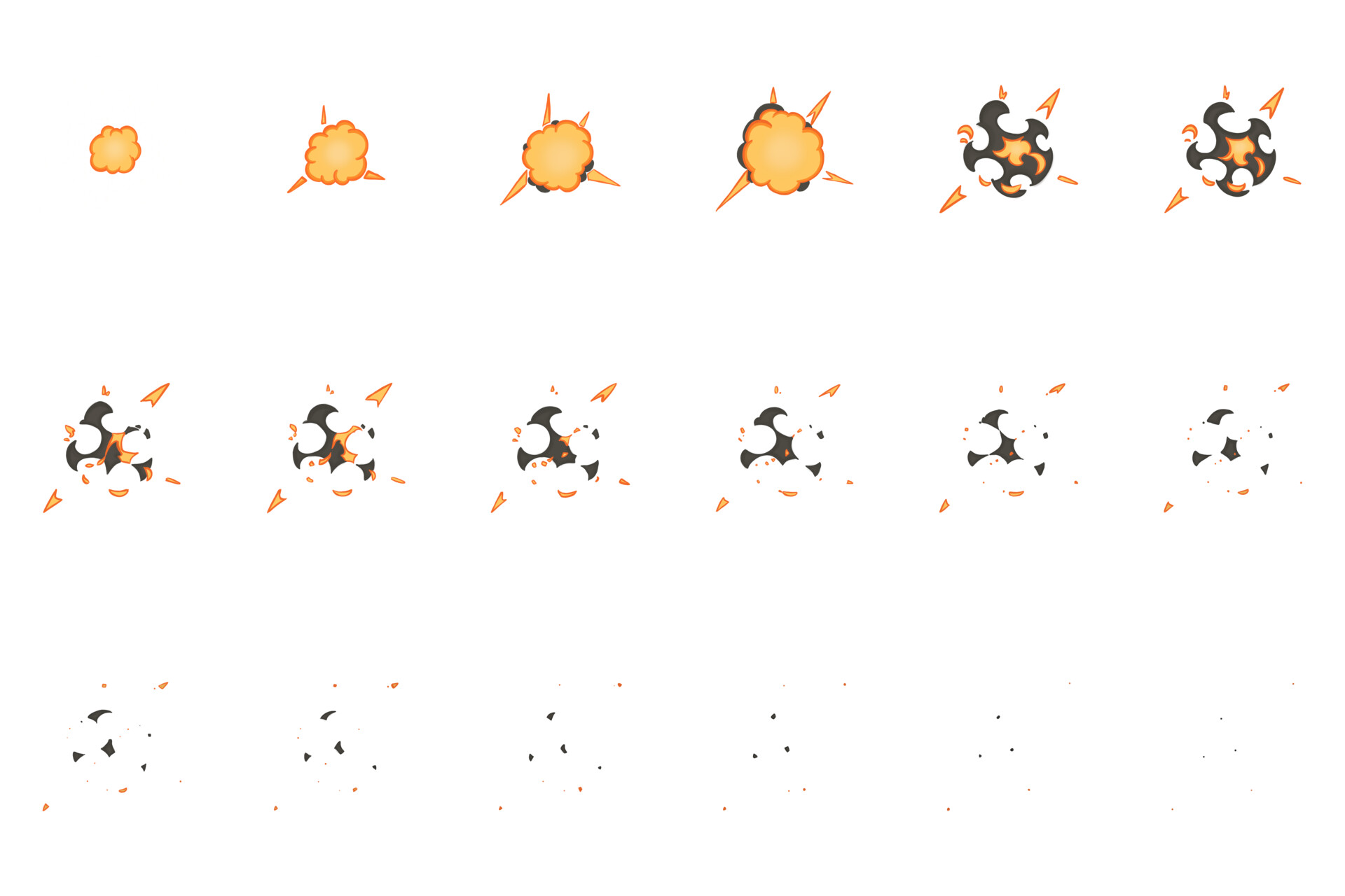 particle effect sprite sheet