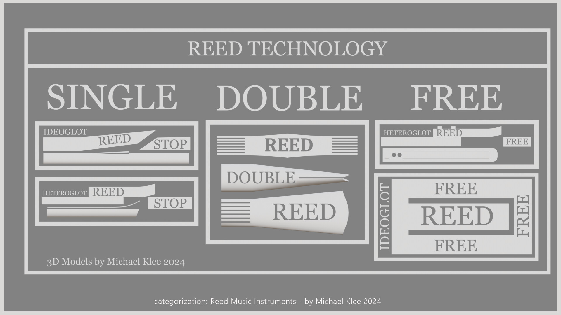 Michael Klee - Reed Music Instruments 簧片音乐 리드 음악 रीड संगीत - Technique ...