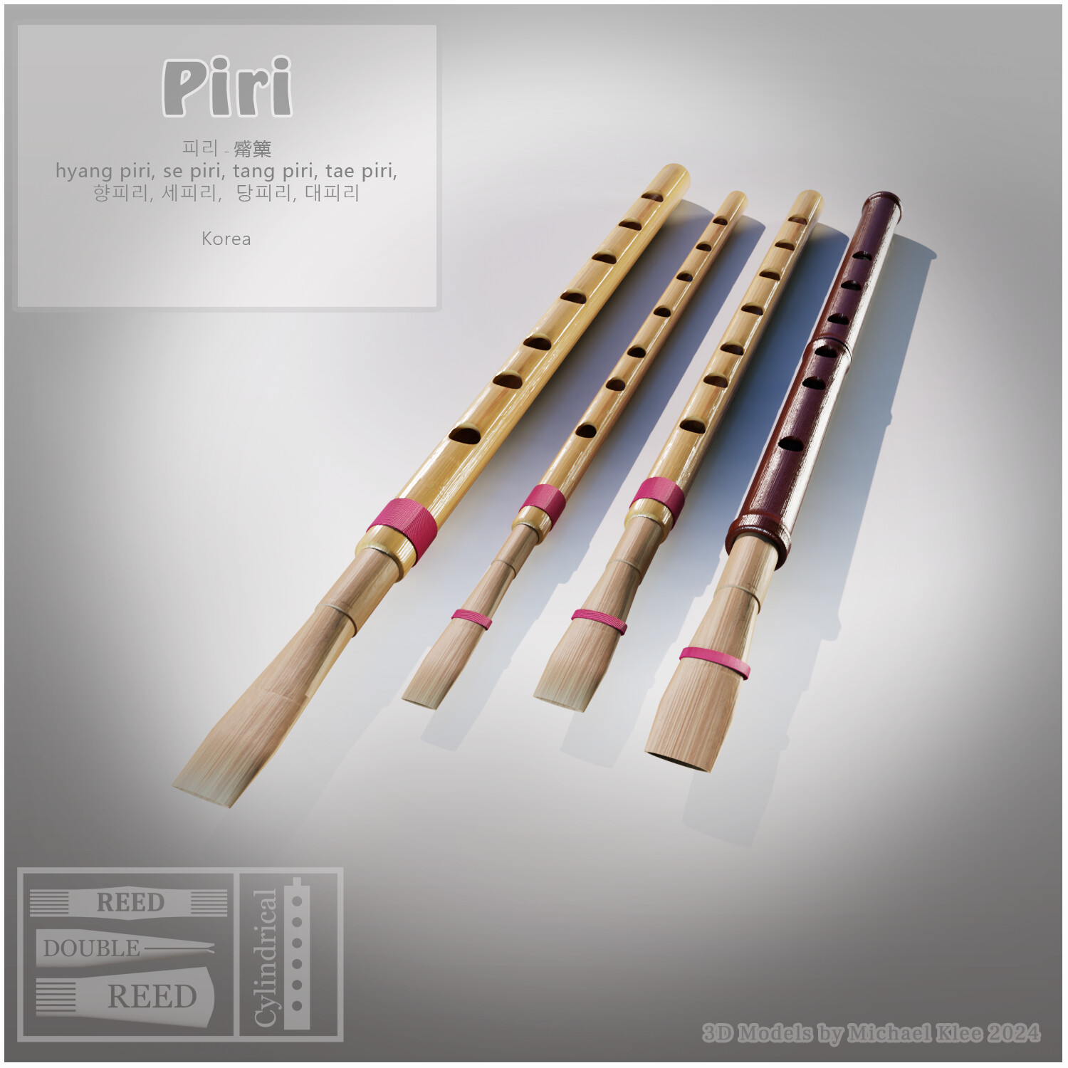 Michael Klee - Reed Music Instruments 簧片音乐 - Flutes - Double Reed ...