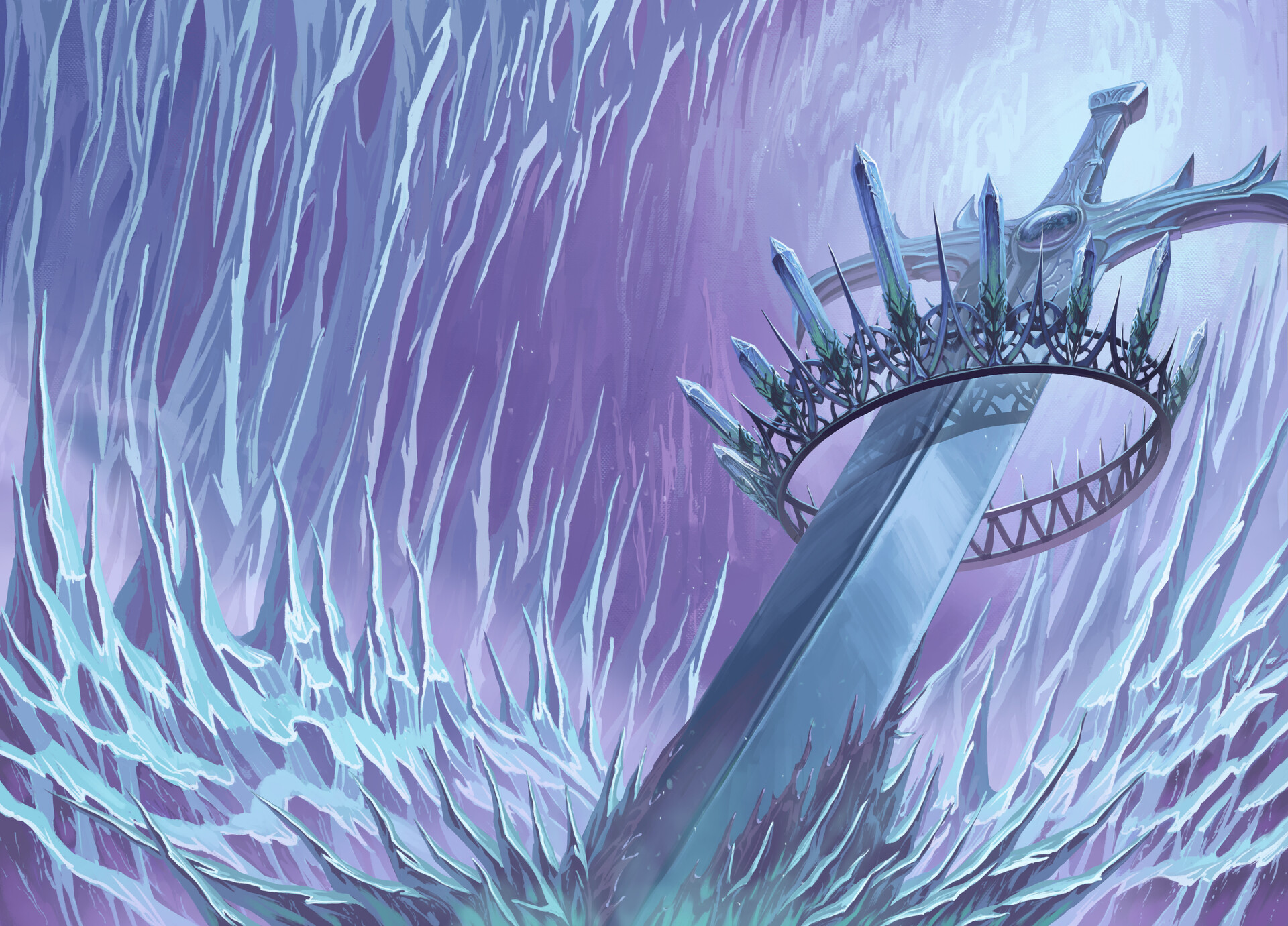 ArtStation - Cover for the book "Ice Prince"