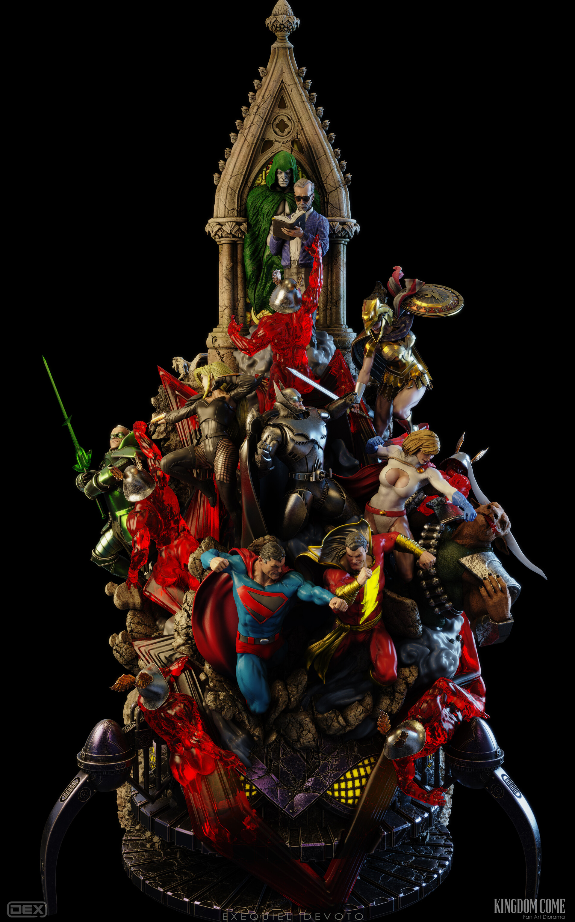 ArtStation - Kingdom Come Fan Art Statue Diorama Private commission.