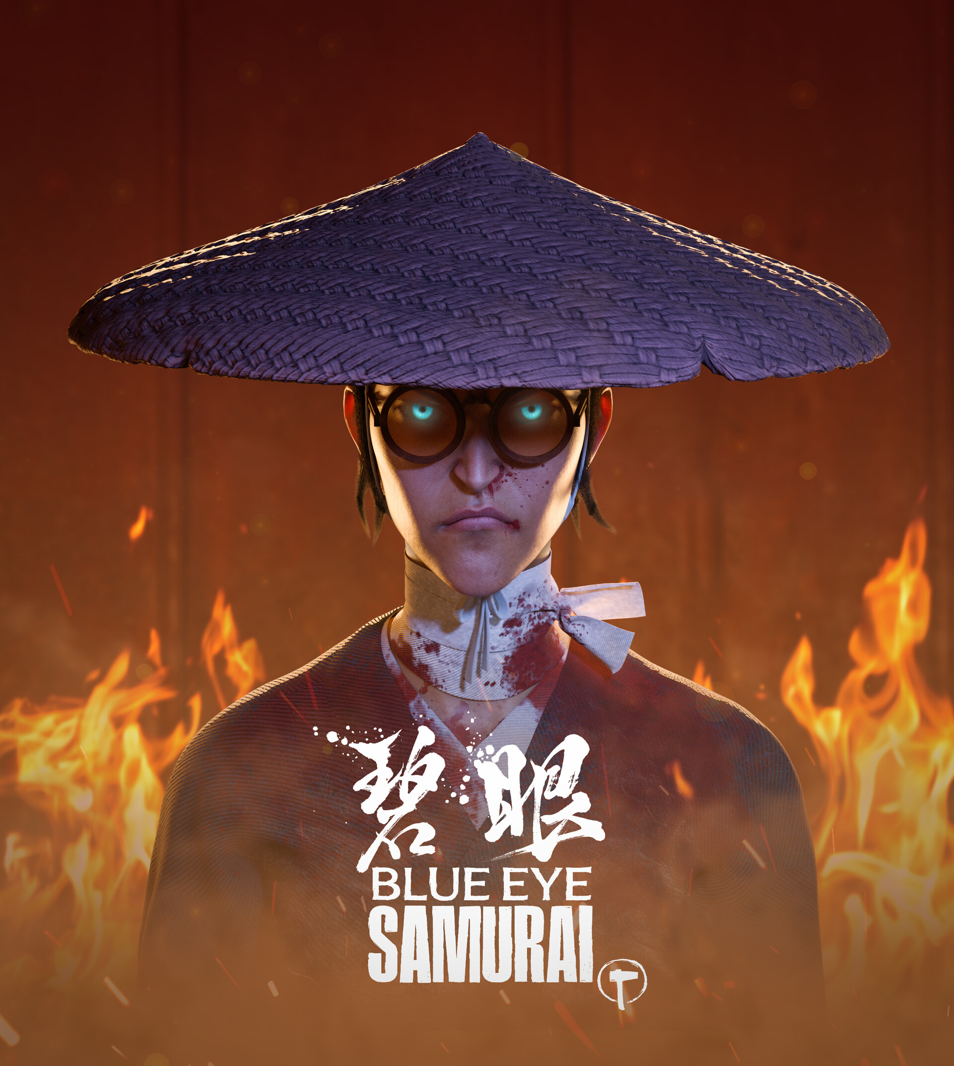 ArtStation - Mizu Fanart (Blue Eye Samurai)