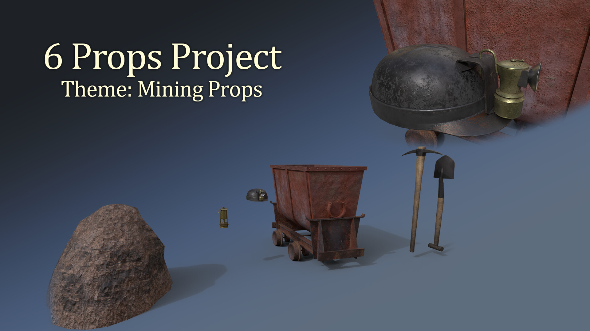 ArtStation - 6 Mining Props
