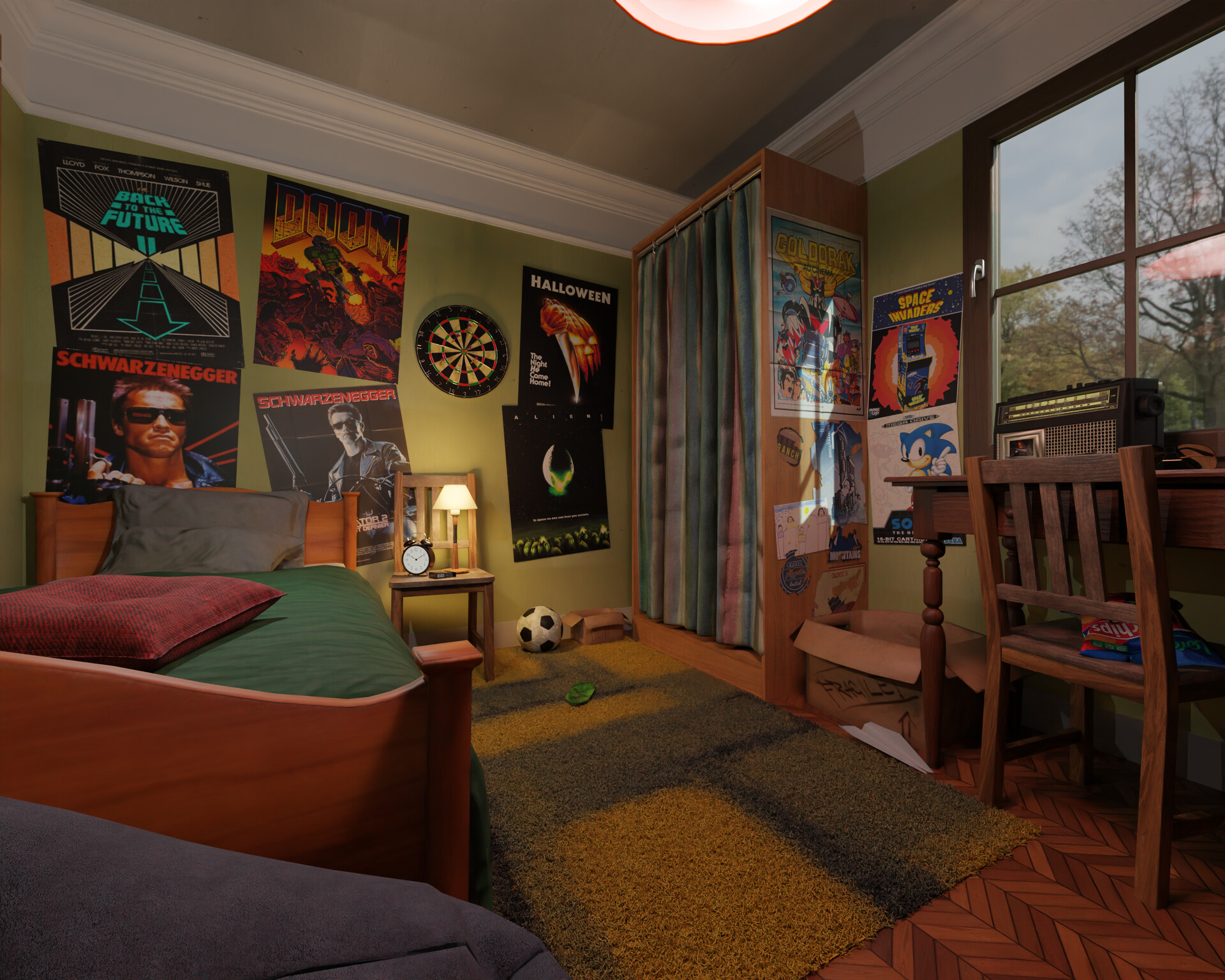 ArtStation - 90s Bedroom