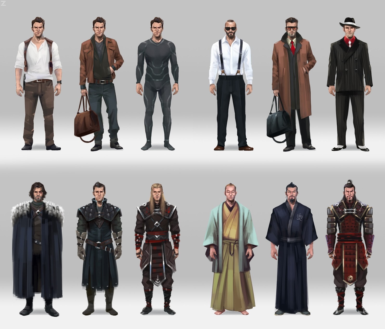 ArtStation - Mafia Characters