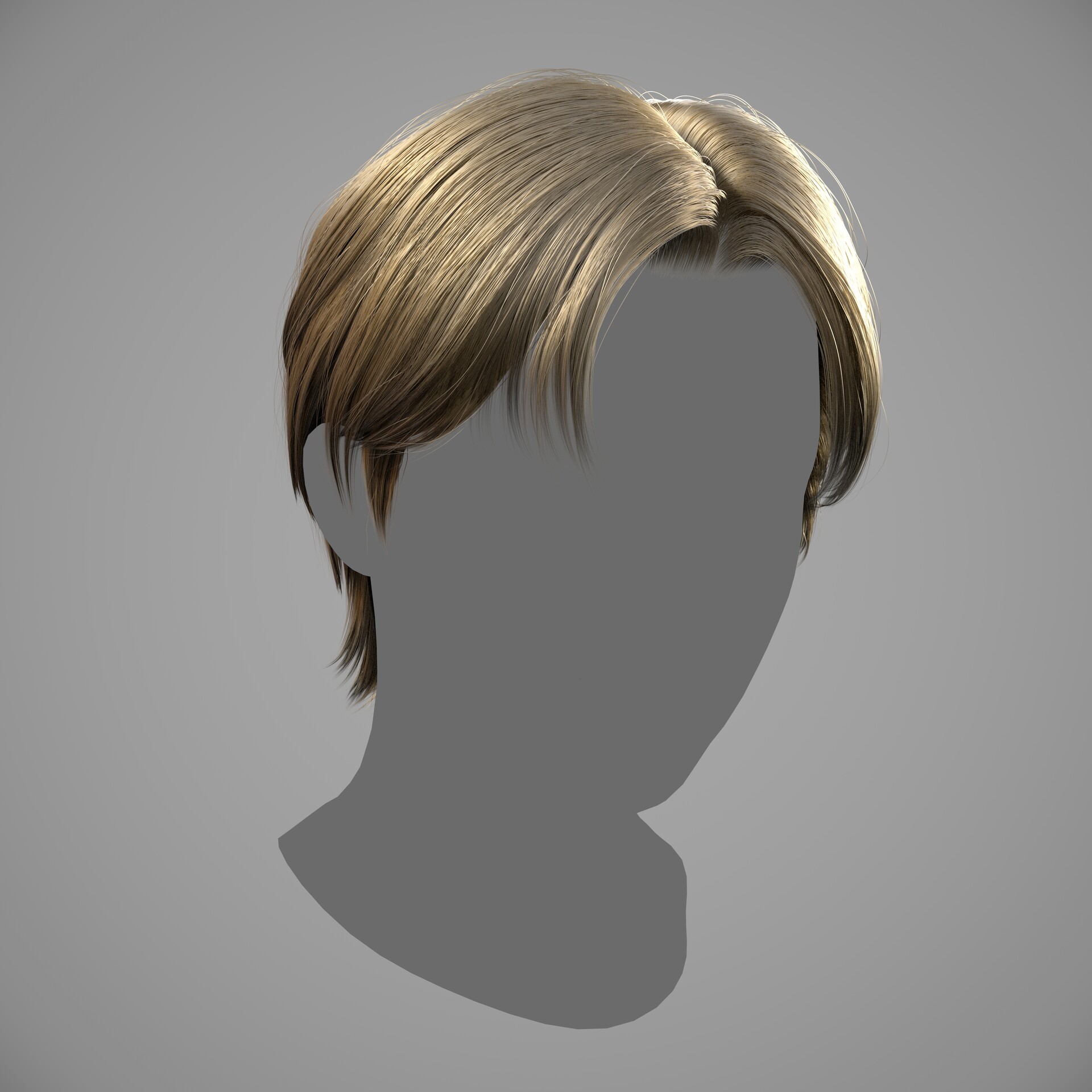 ArtStation - Fantasy Hero Parting | XGen Groom