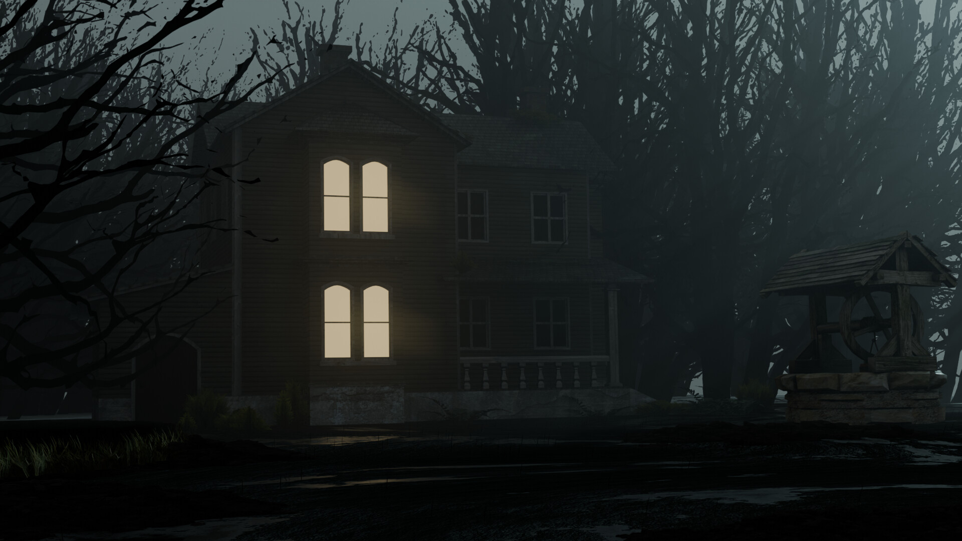 ArtStation - Haunted 3D House