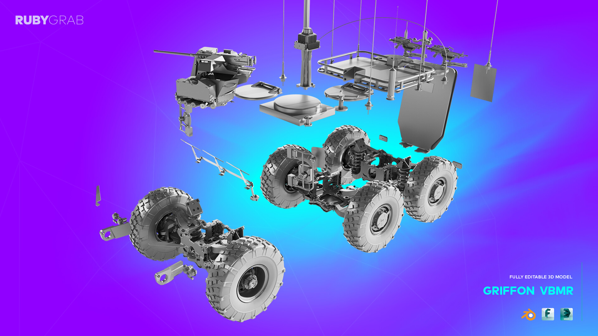 RubyGrab - VBMR Griffon | French six-wheel Armoured Vehicle