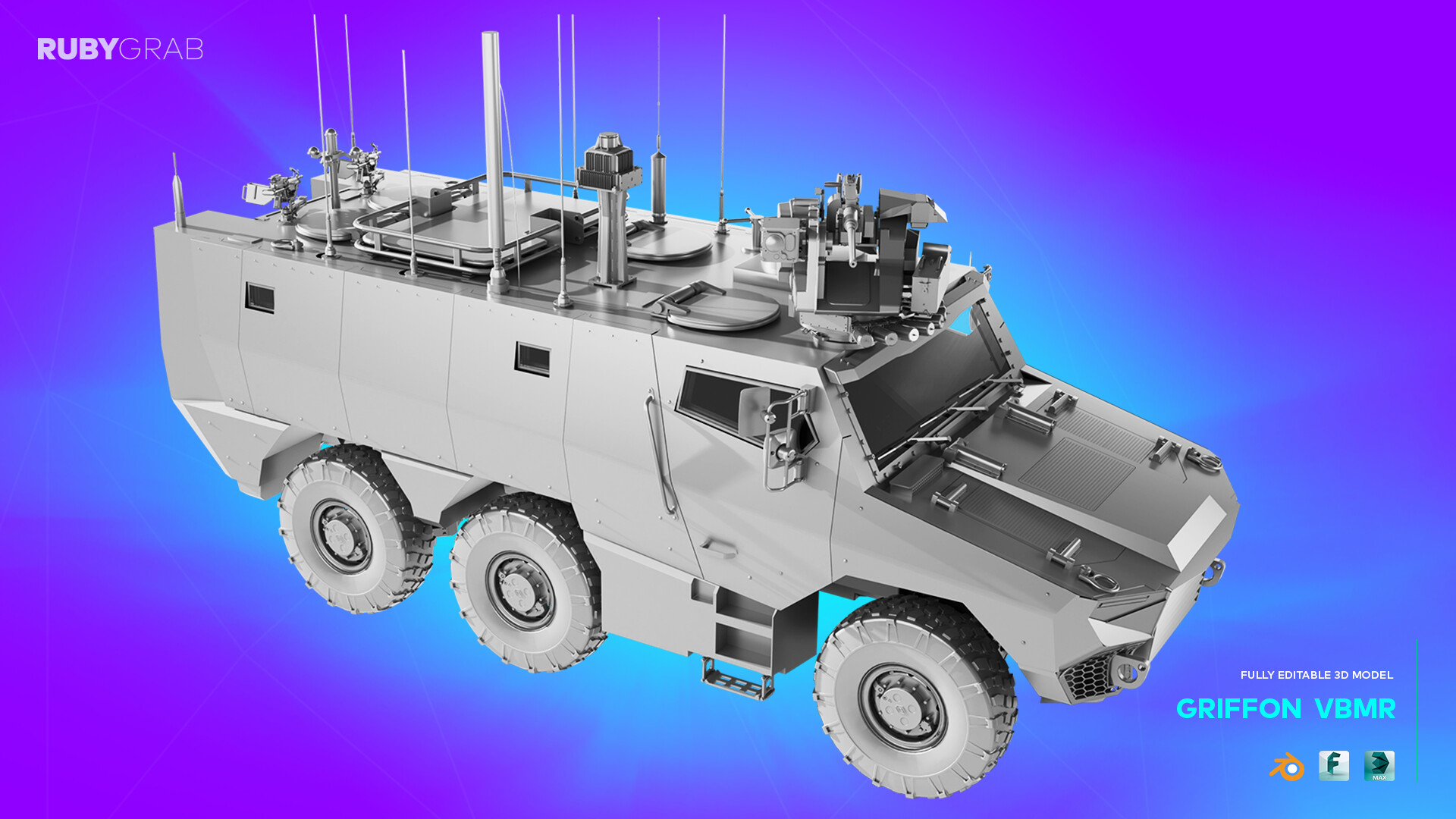 RubyGrab - VBMR Griffon | French six-wheel Armoured Vehicle