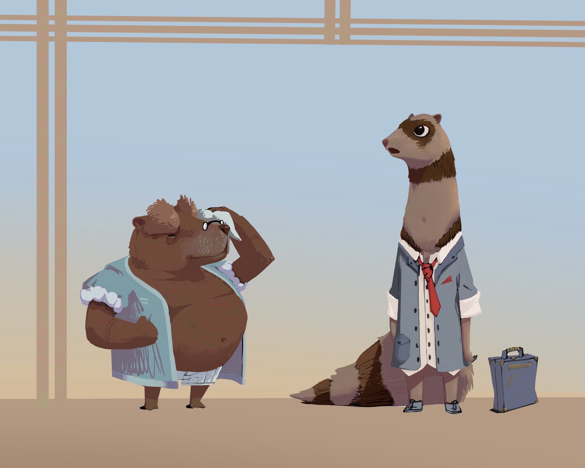 ArtStation - The Day Spa in the Sky - Character Design