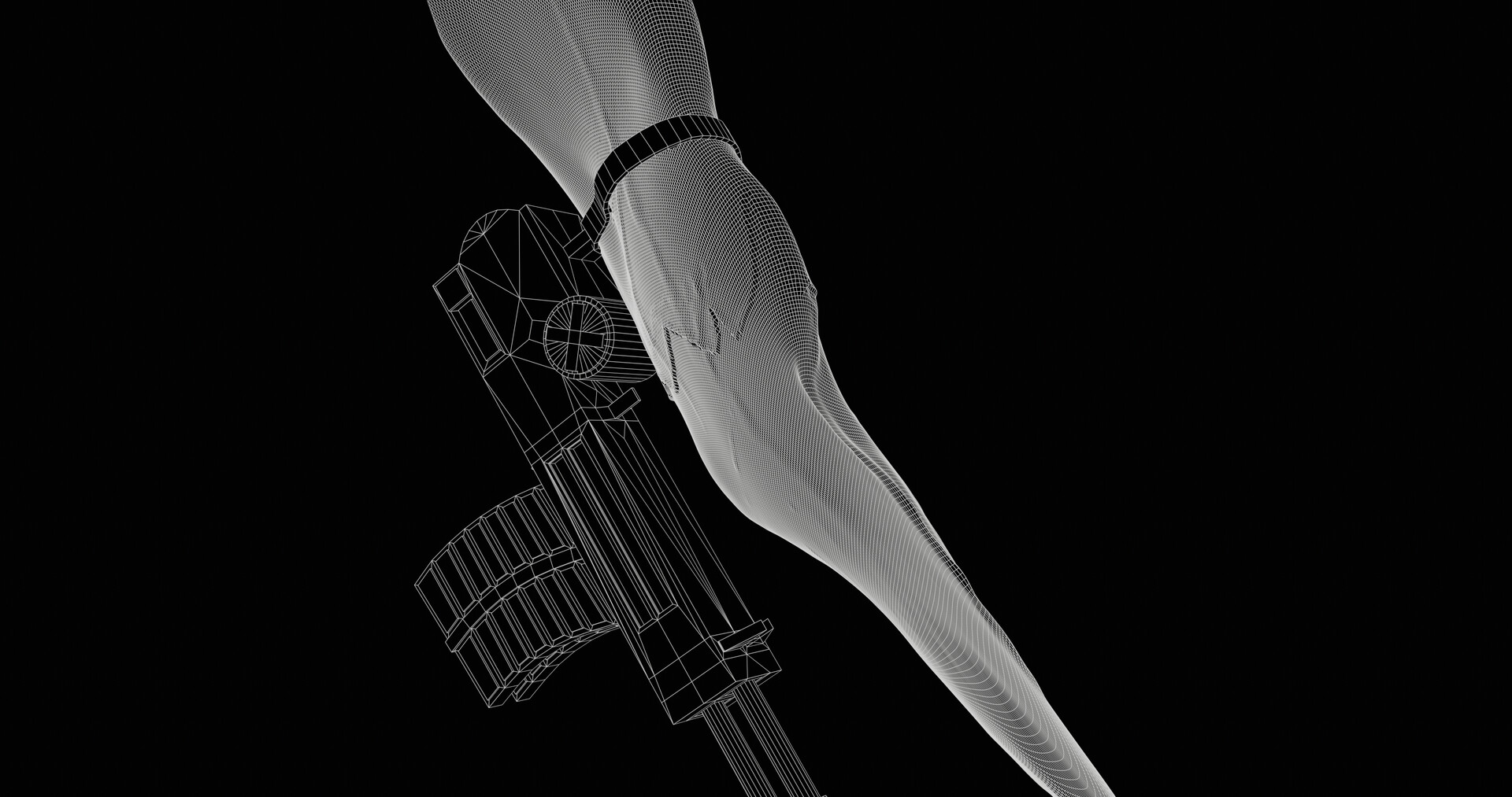 Byron Knight - Sci-Fi Arm Mounted Gun