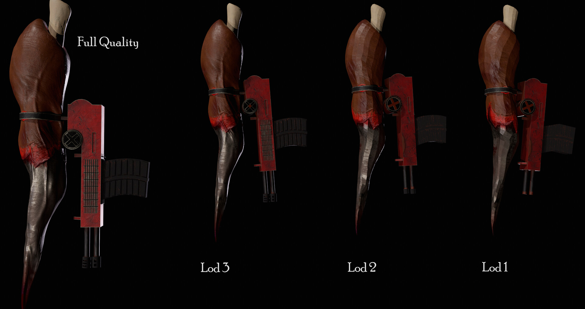 Byron Knight - Sci-Fi Arm Mounted Gun