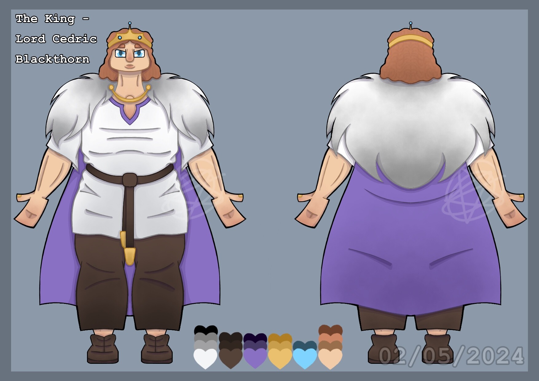 ArtStation - Antagonists - The King: Lord Cedric Blackthorn