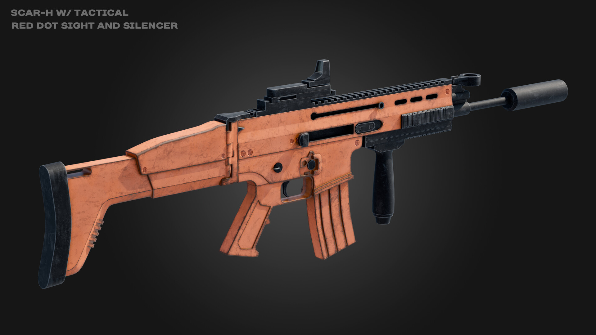 ArtStation - SCAR-H w/TACTICAL
