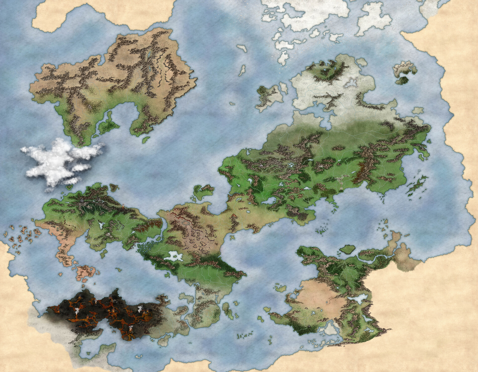 ArtStation - [Commission] The World of Anvel