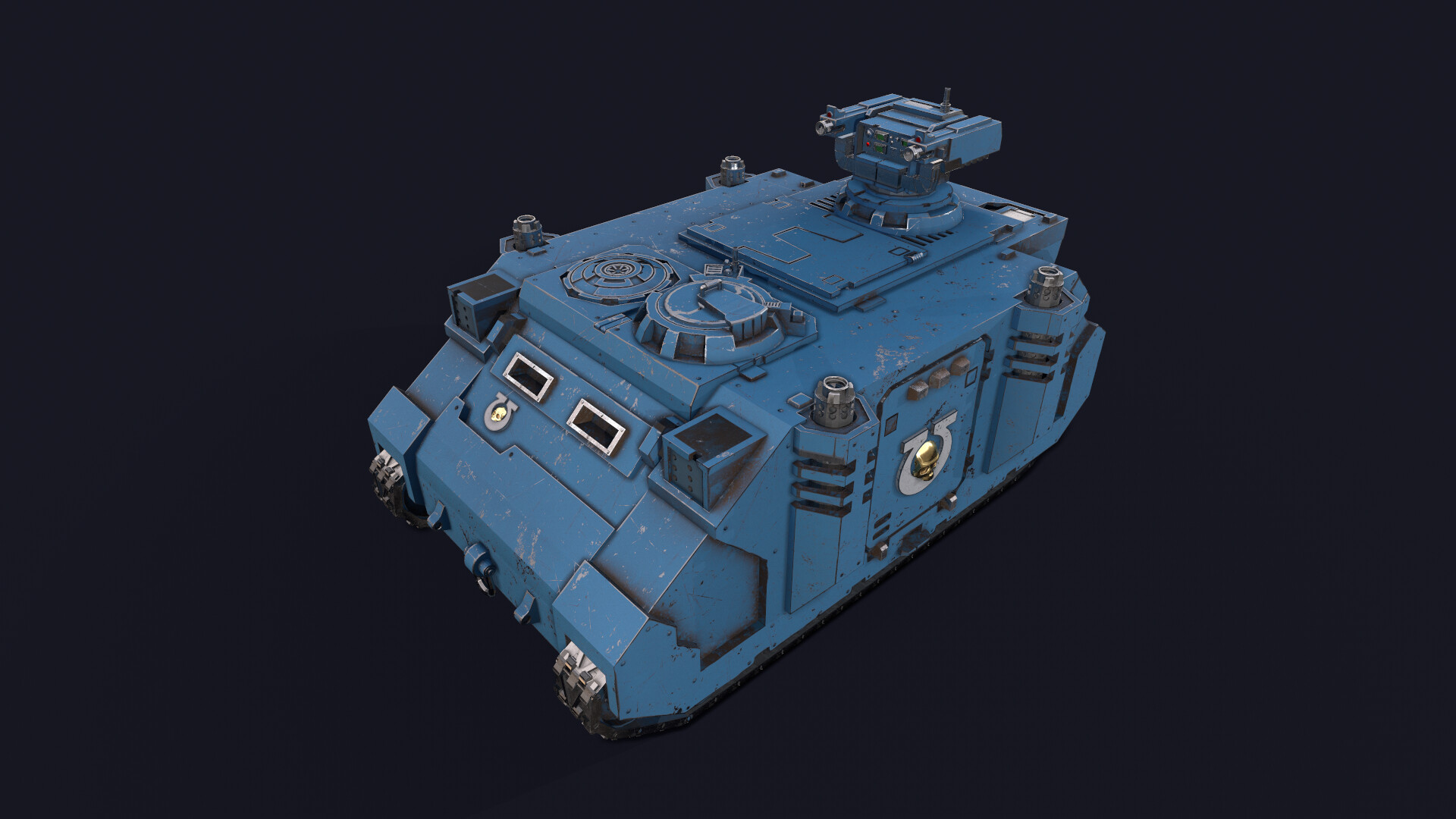 ArtStation - Rhino Tank Fan Art (WH40K)