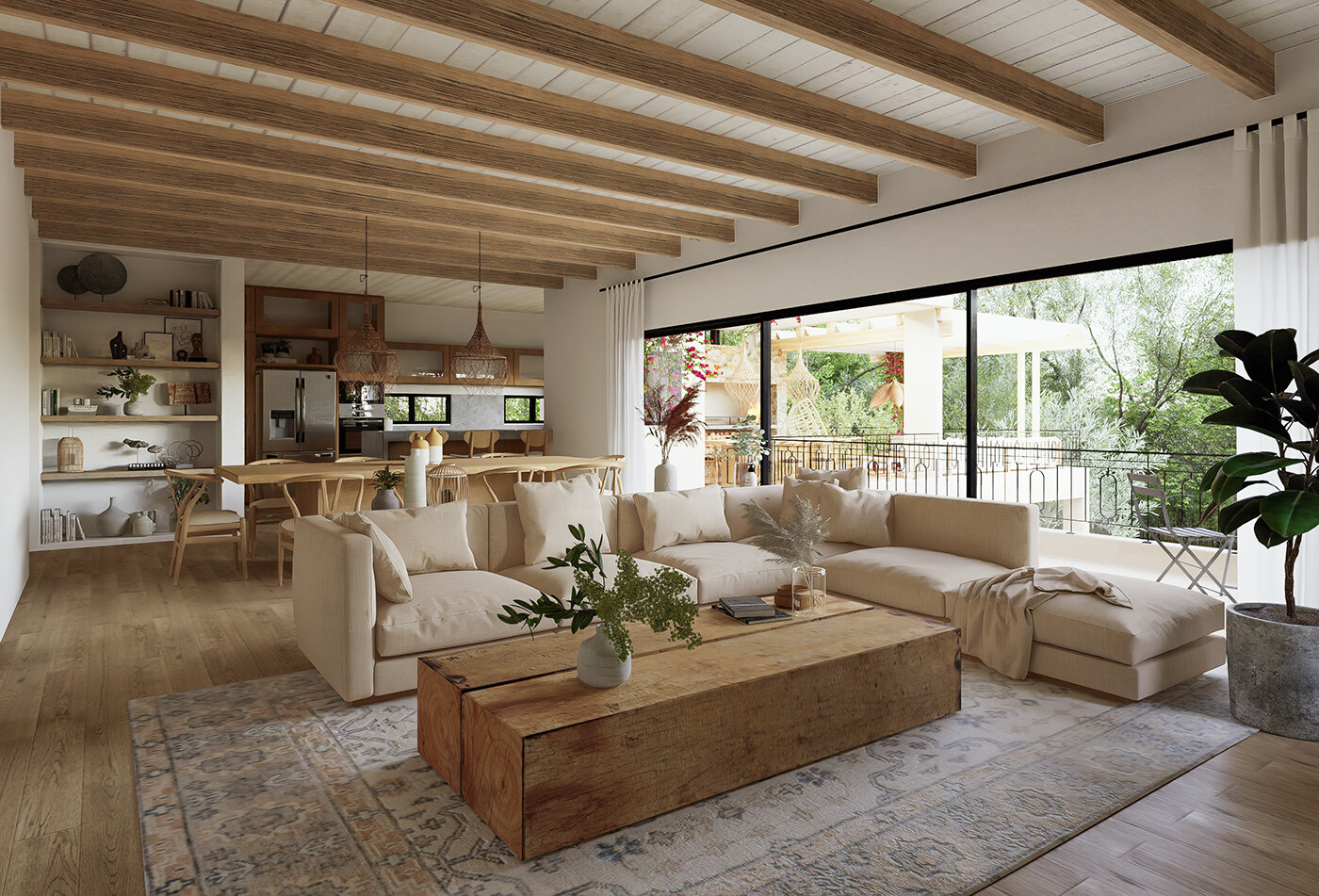 Faisal Khan - Living Room Renders