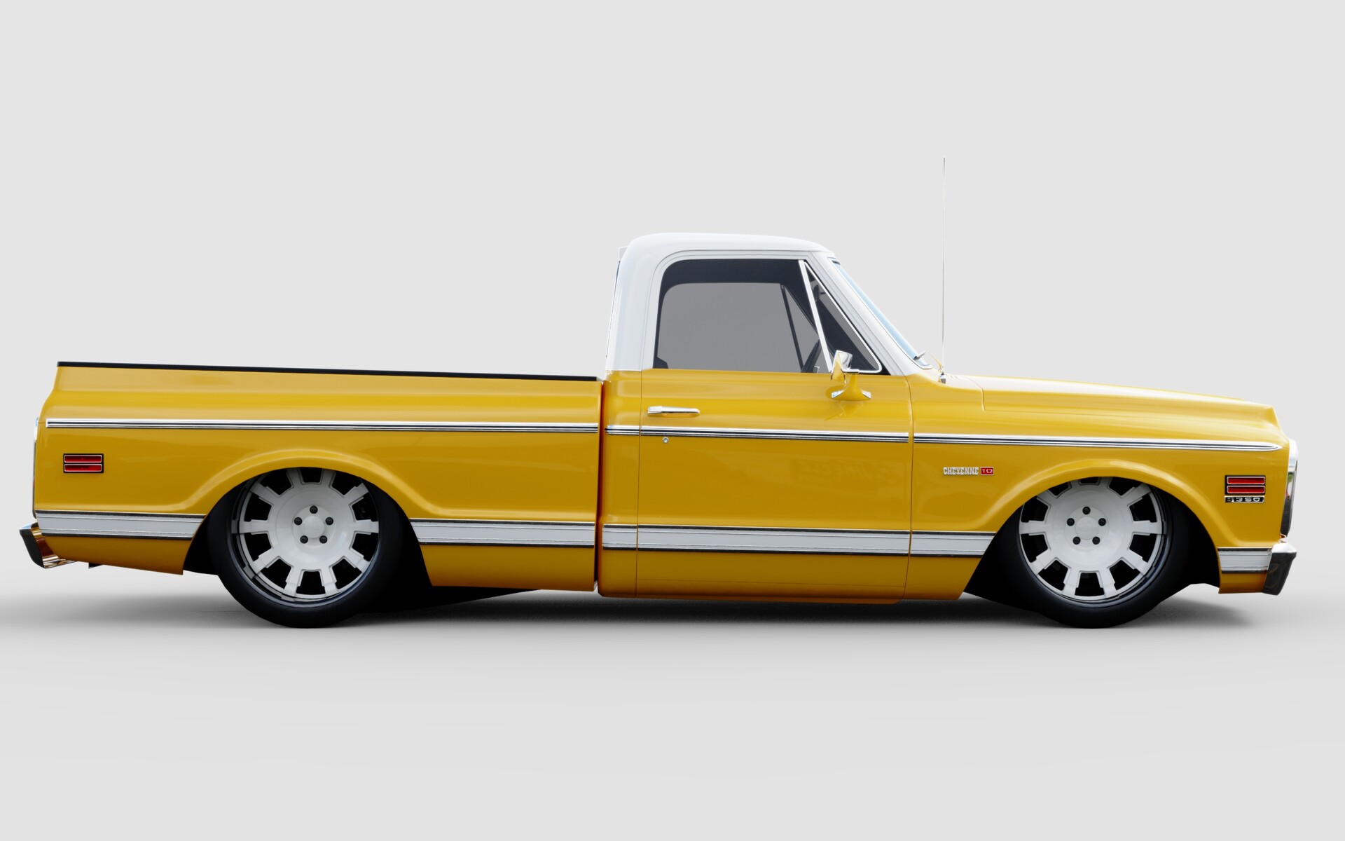 ArtStation - Chevrolet C10 SLAMMED WITH AIM BILLETS