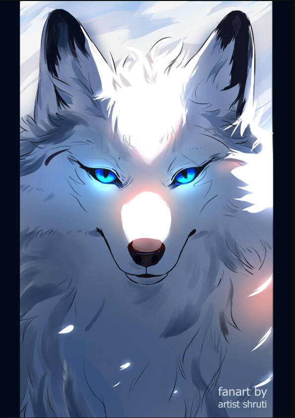 Fantasy White Wolf I Got To Work On The Key Art For The DLC And The