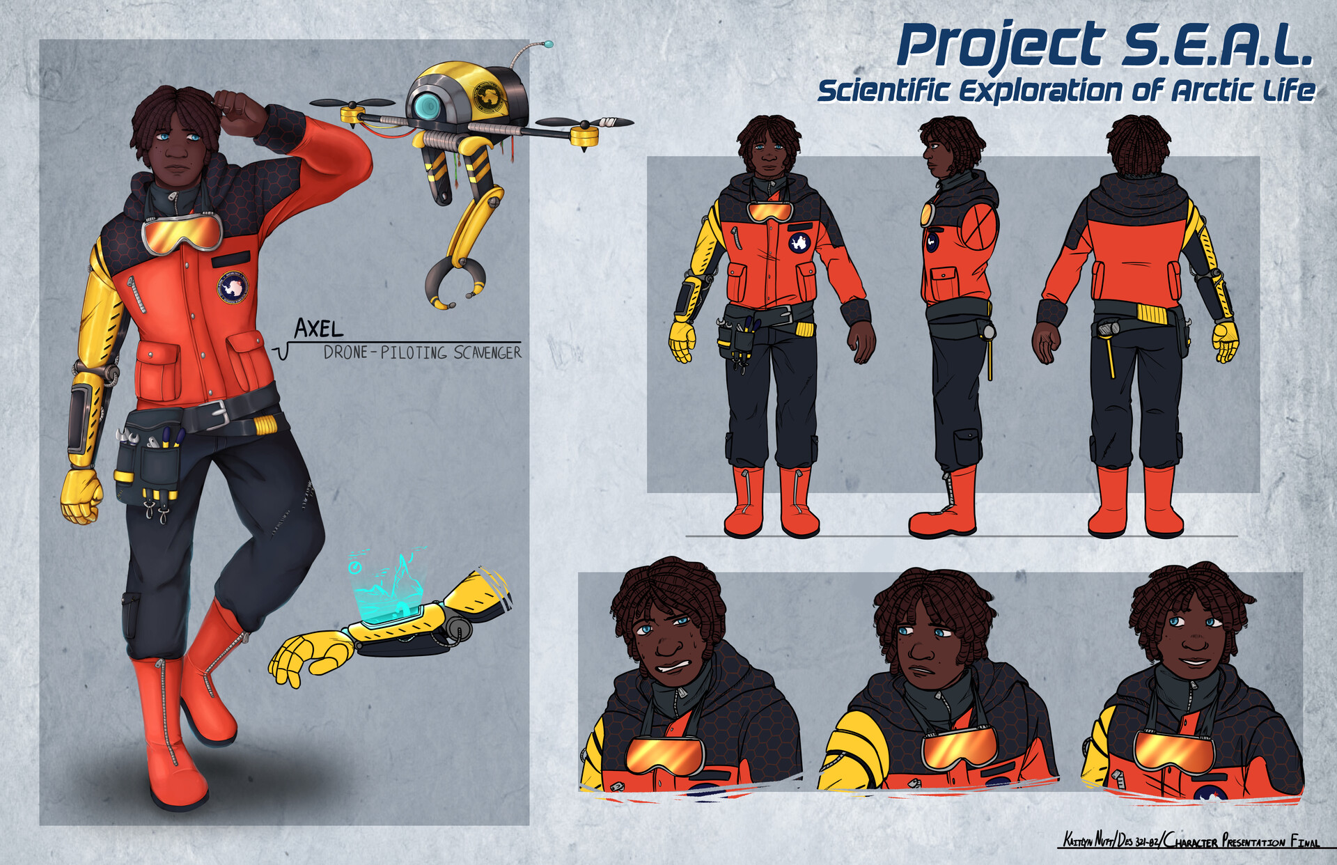 ArtStation - Character Design Project - Project S.E.A.L.