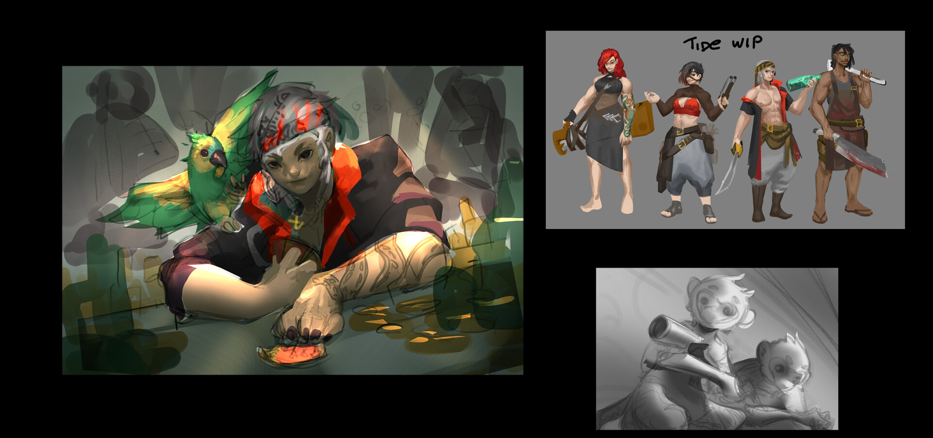 ArtStation - Tide - Project Concept WIP