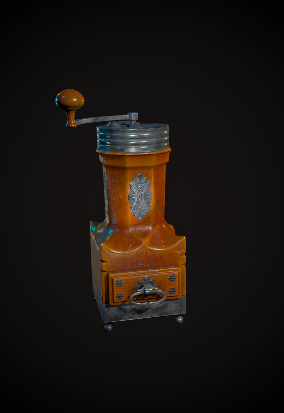 ArtStation - Coffee grinder, Louis XIV.,ca 1750