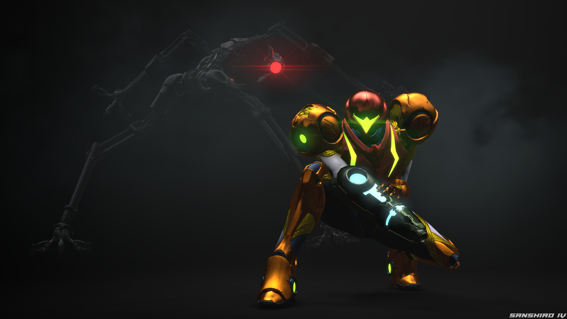 ArtStation - A metroid dread poster or something