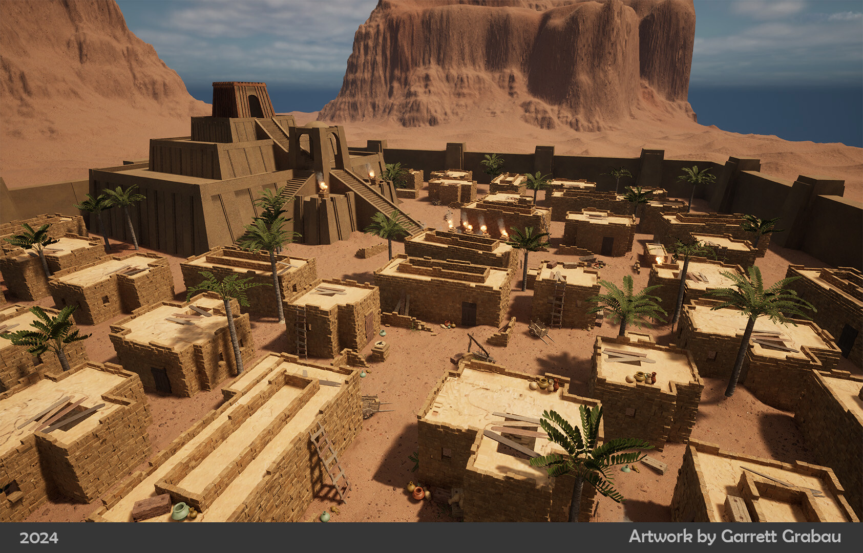 ArtStation - Mesopotamia Village