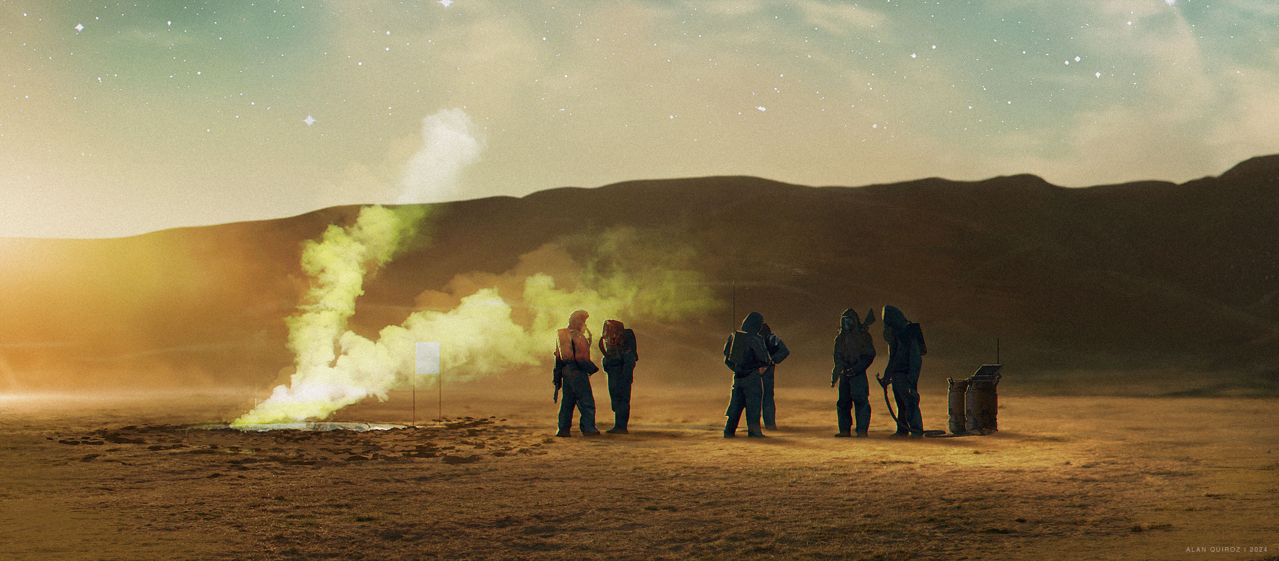 Alan Quiroz - CRATER | Forensic Team Scene