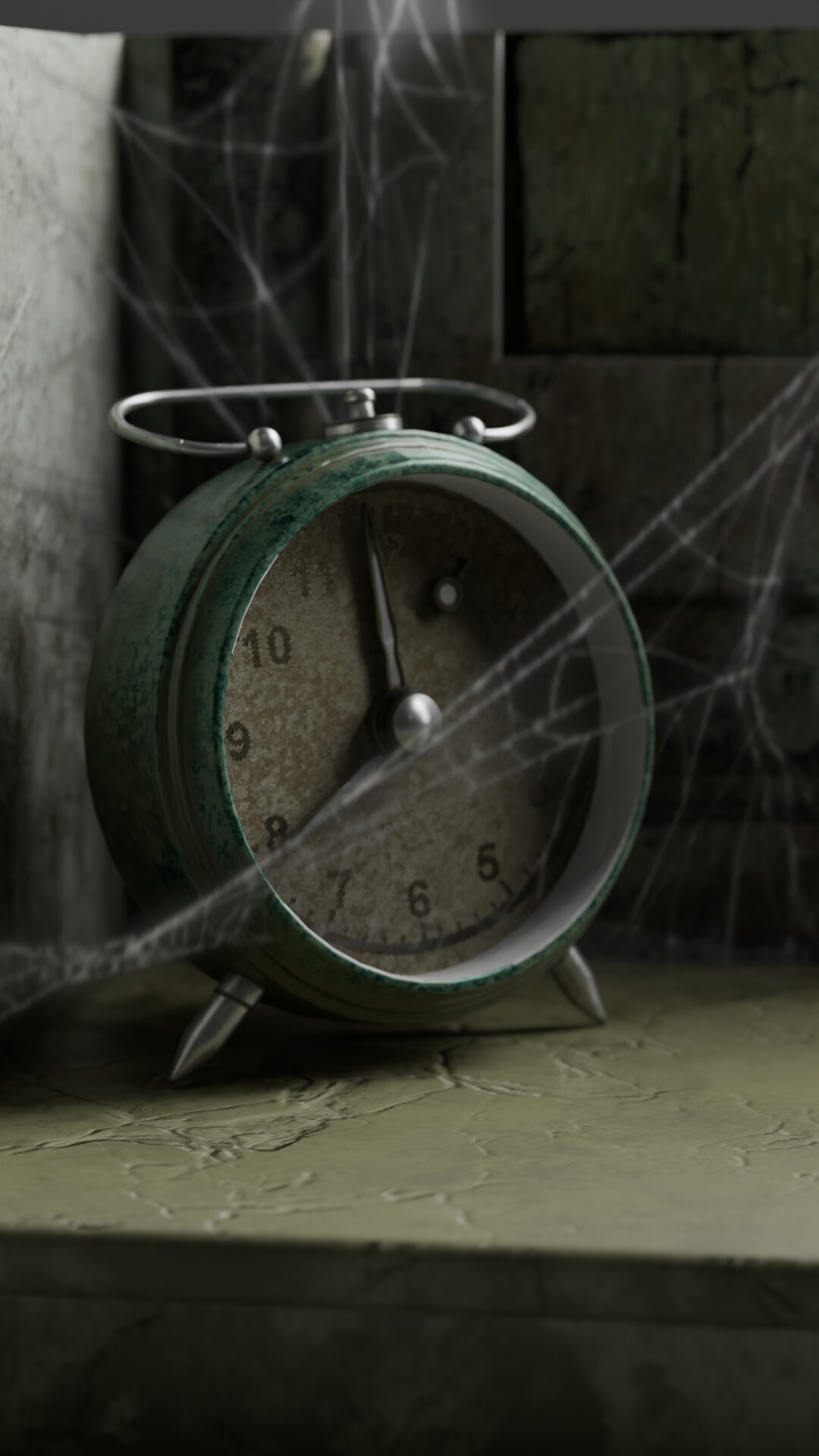 ArtStation - Old Environment with clock