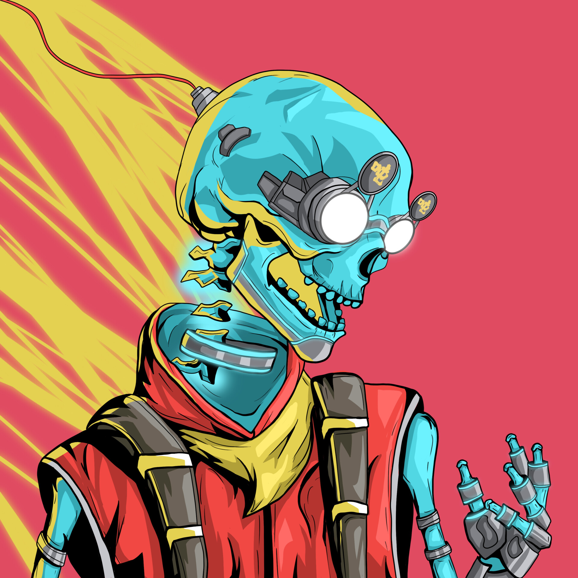 ArtStation - Skull Guy OC