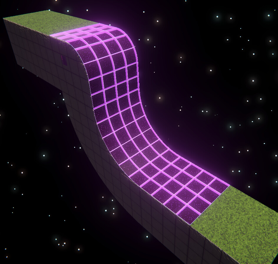 ArtStation - Parallax Grid Surface Shader